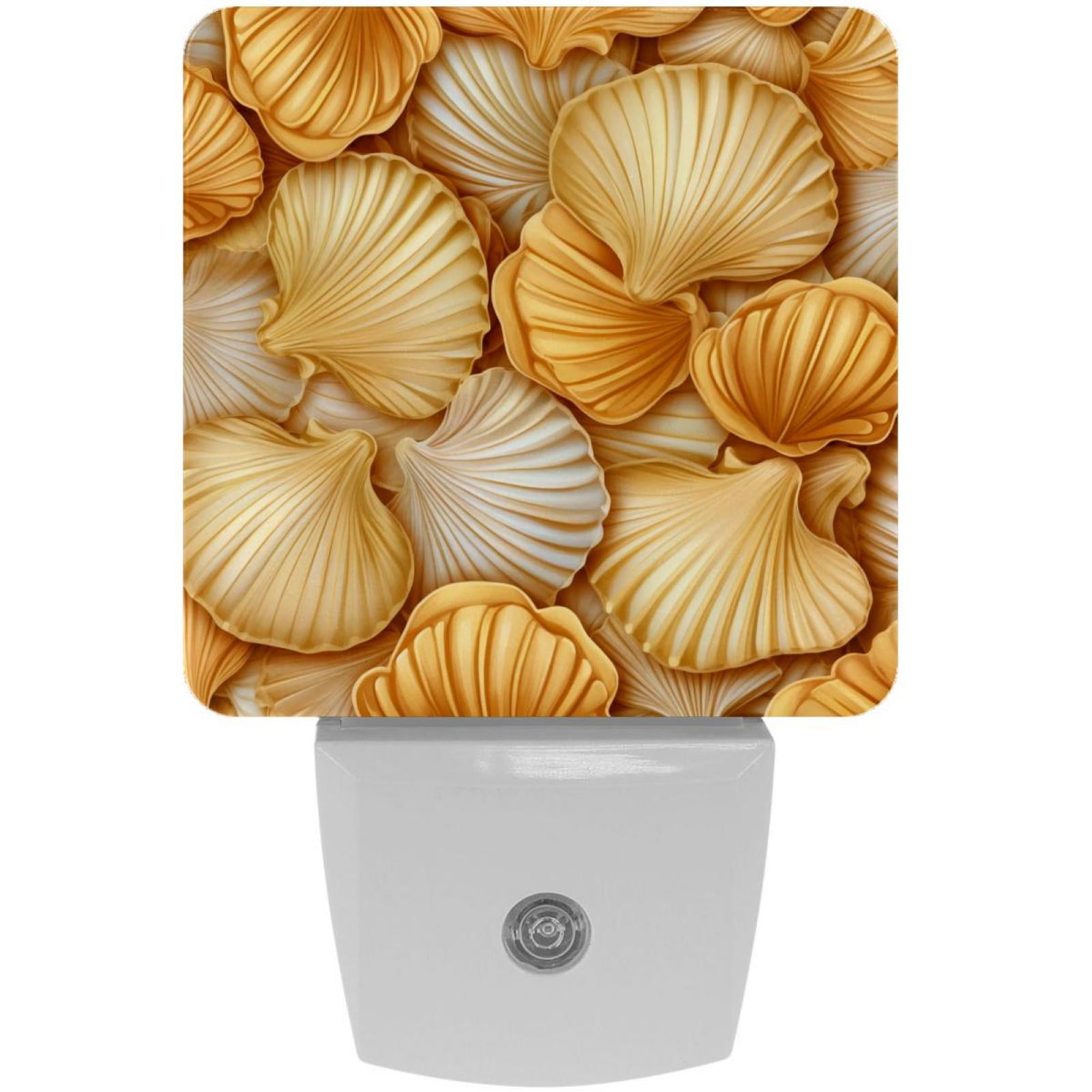 Seashell Square LED Night Lights - Small, Portable Lighting for Any ...
