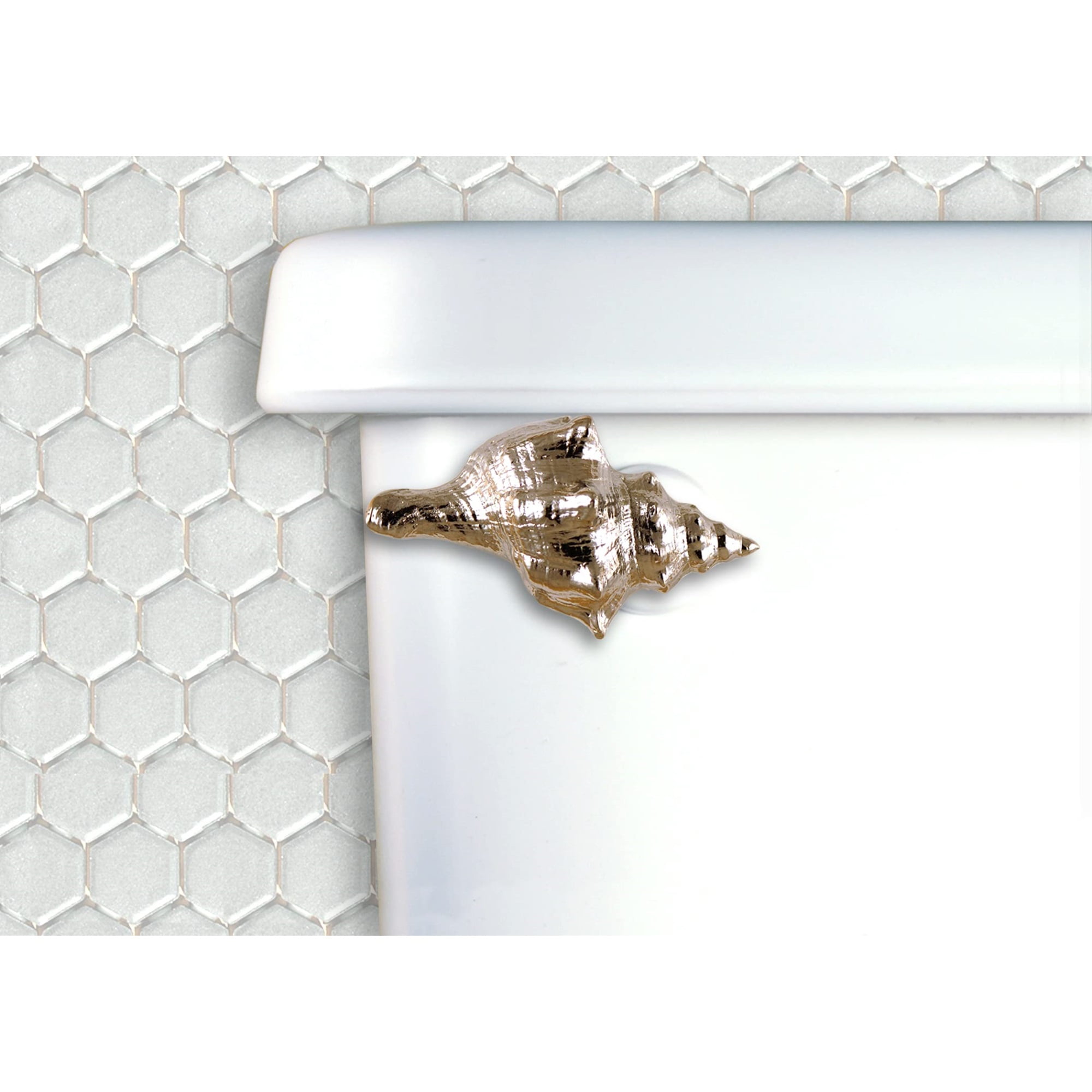 Seashell Toilet Flush Handle in Chrome Finish - Walmart.com