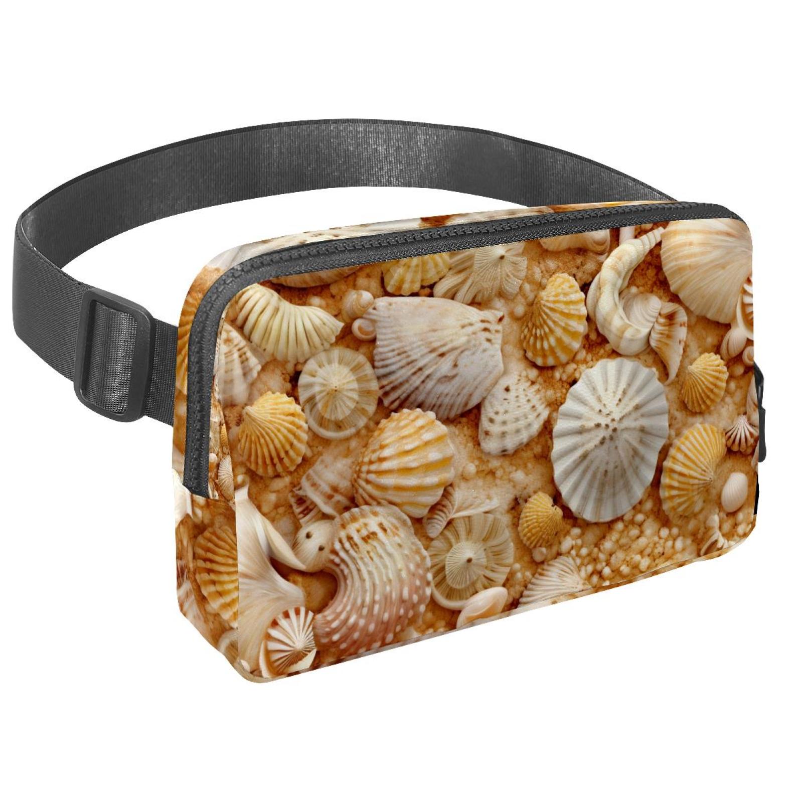 Seashell Unisex Lightweight Waist Bag Fanny Pack Crossbody Bag with ...