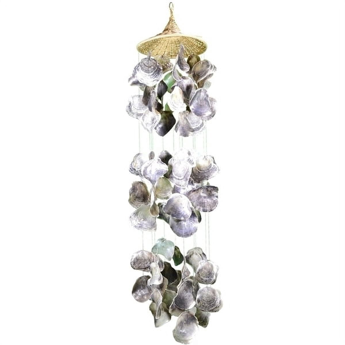 Seashell Wind Chime 12x50" Salakot & Placuna - Walmart.com