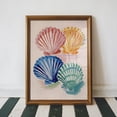 Seashells Art Beach House Home Decor Tropical Tranquil, Stretched ...