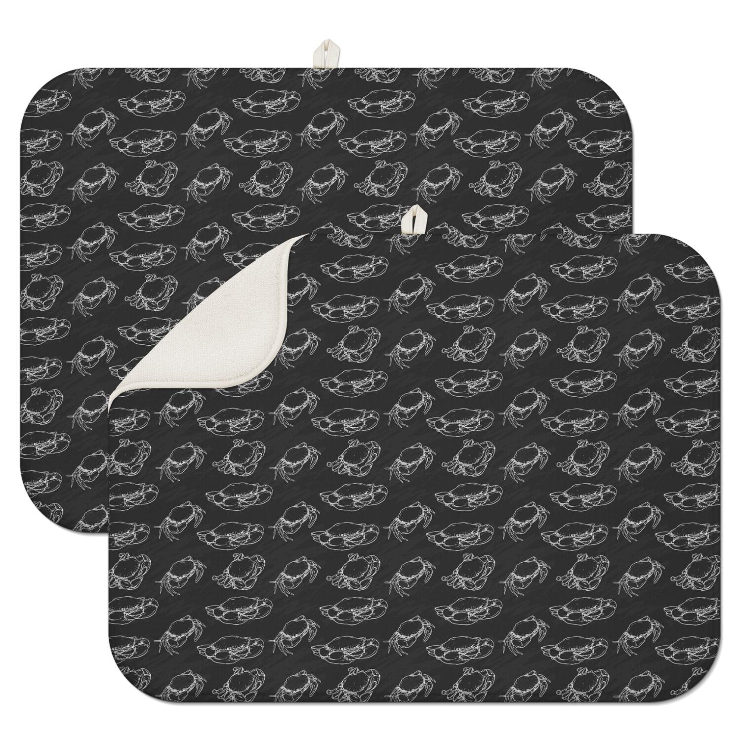 Seashells Crab Coffee Mat Nautical Ocean Marine Coral Tropical Beach ...