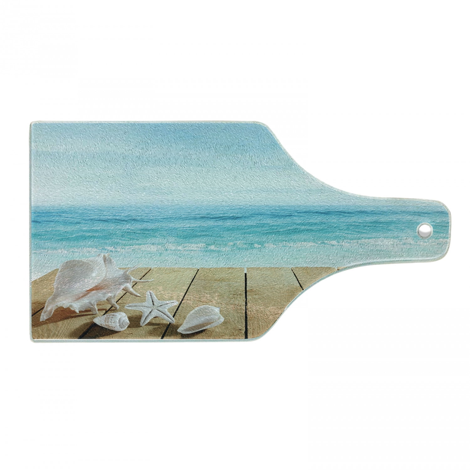 Seashells Cutting Board, Wooden Boardwald Sunshine Vacations Beach ...