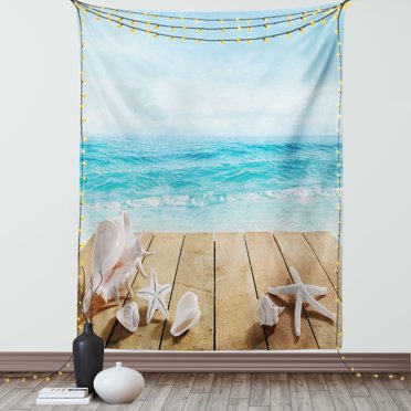 PHFZK Ocean Theme Wall Art Home Decor, Beautiful Tropical Beach with ...