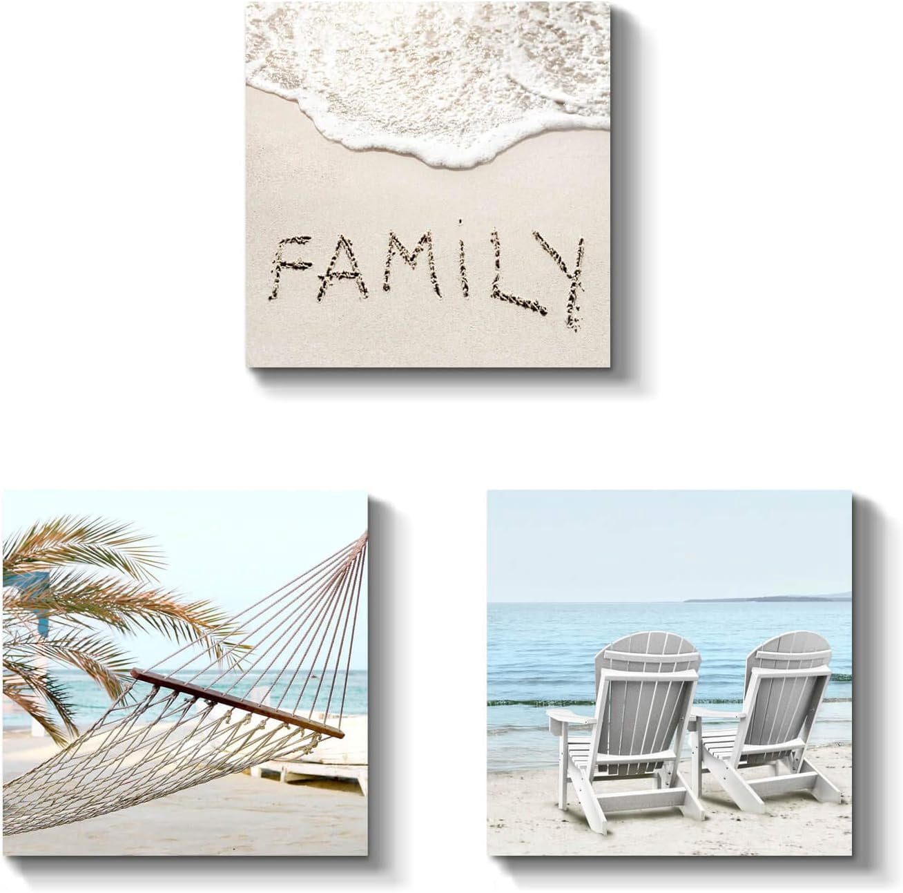 Seashore Beach Picture Wall Art: Seaside Artwork Seascape Painting ...