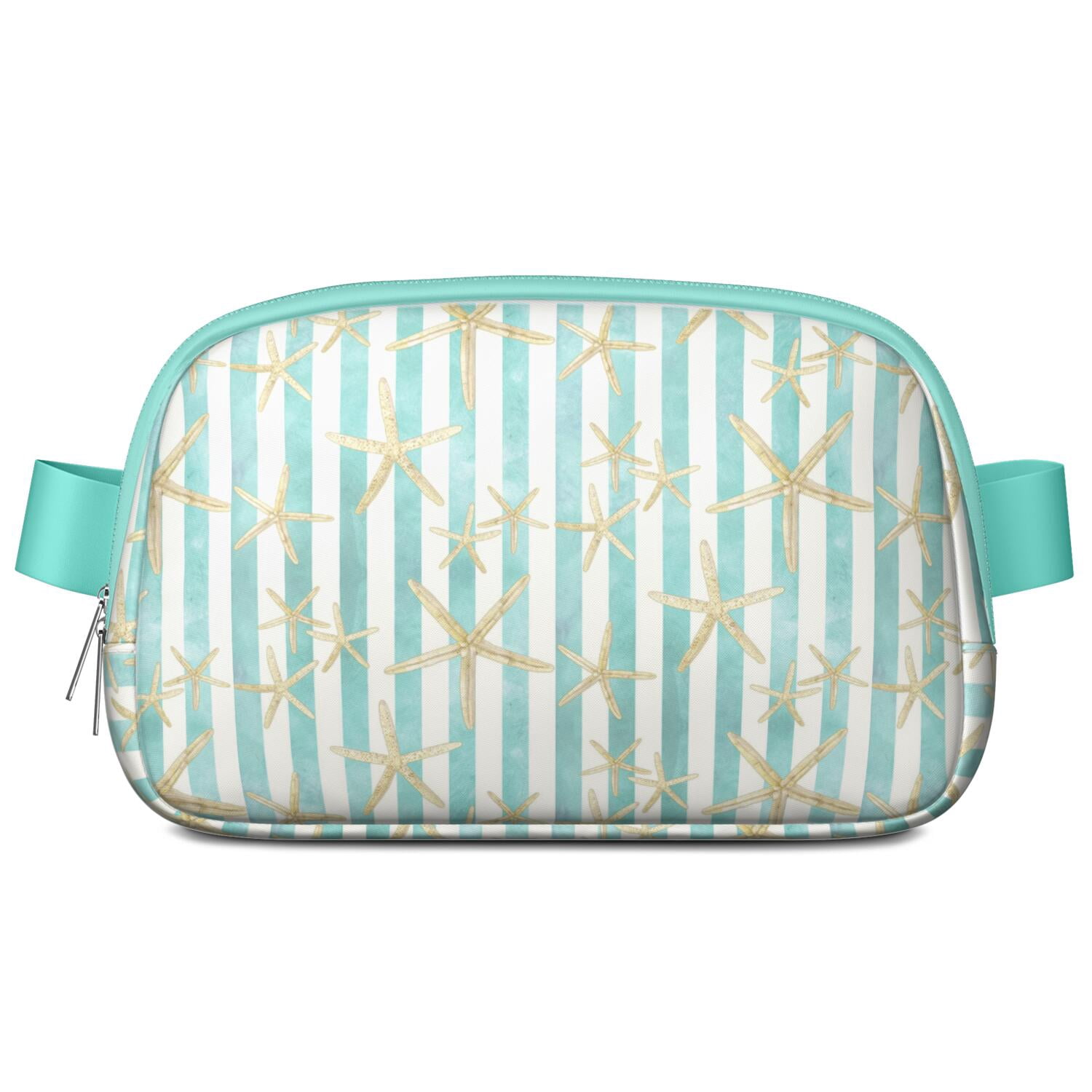 Seaside Anchor Fanny Pack – Marine-Themed Waist Bag with Coral ...
