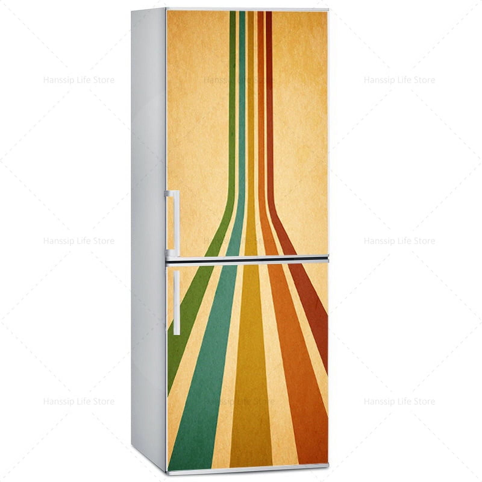 Seaside Fridge Door Mural Sticker Waterproof Vinyl 3D Wallpaper ration ...