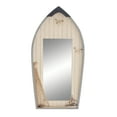 Seaside Nautical Row Boat Mirror Decor With Fishing Net - Walmart.com
