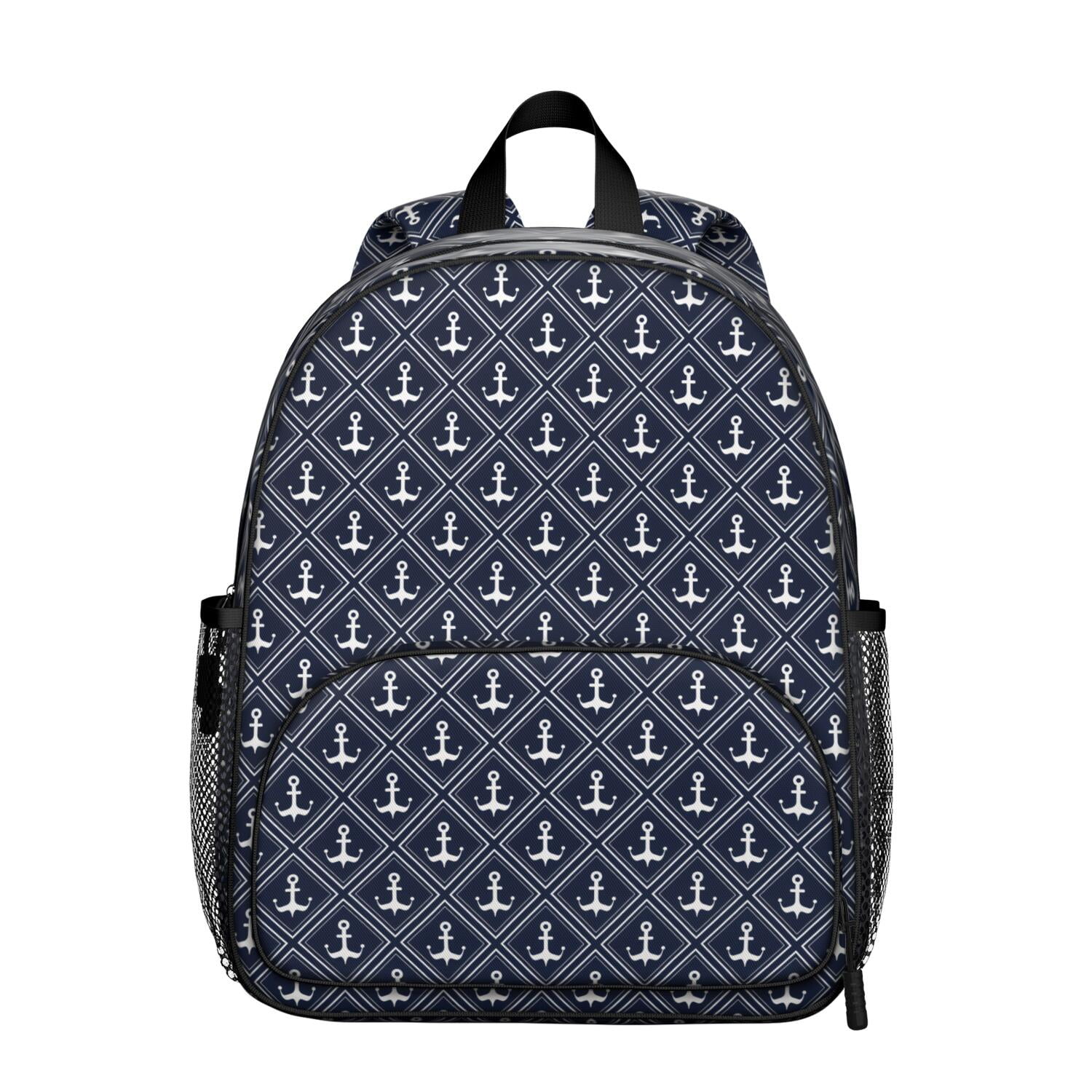 Seaside Nautical Student Backpack – Anchor Boat Sea Coastal Marine ...