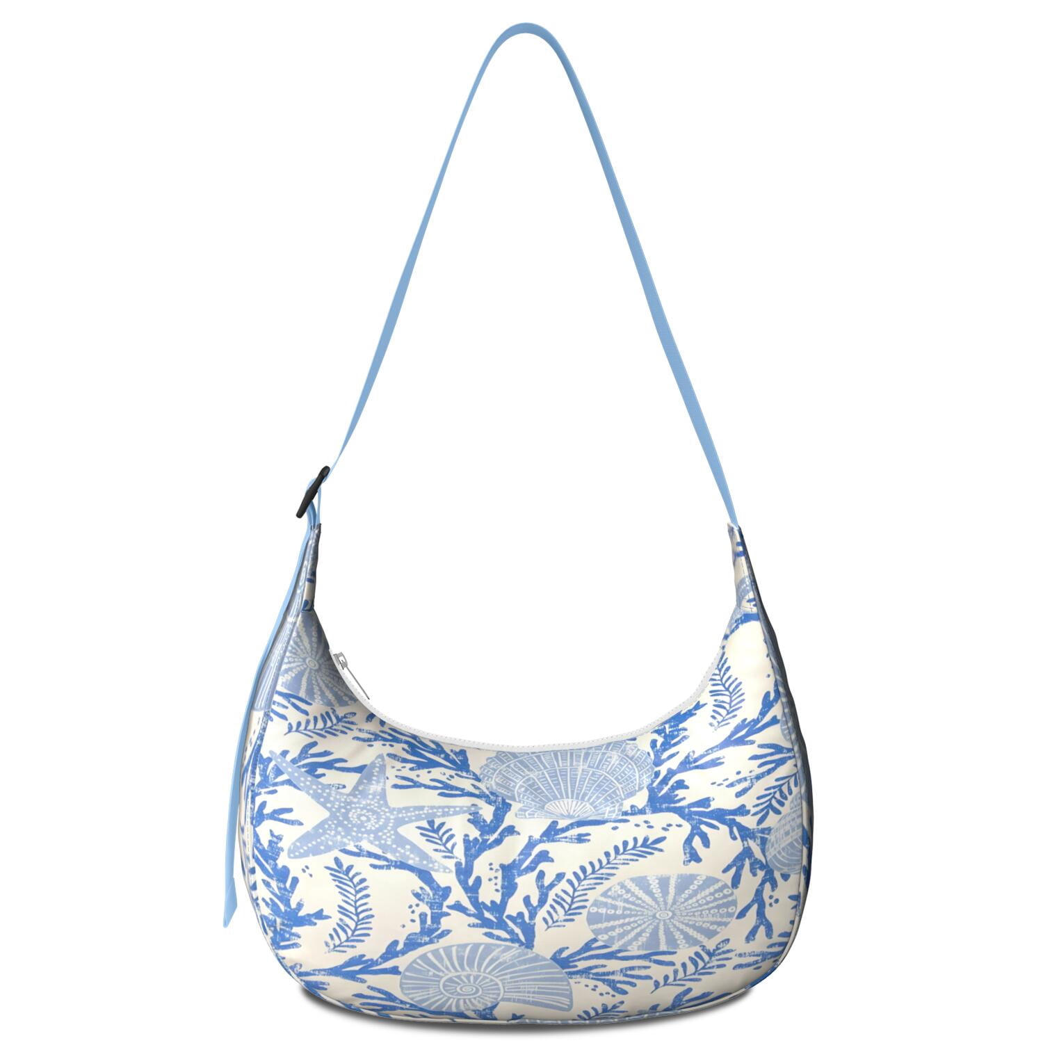 Seaside Seahorse Crossbody Bag, Starfish Beach Seashells Ocean ...