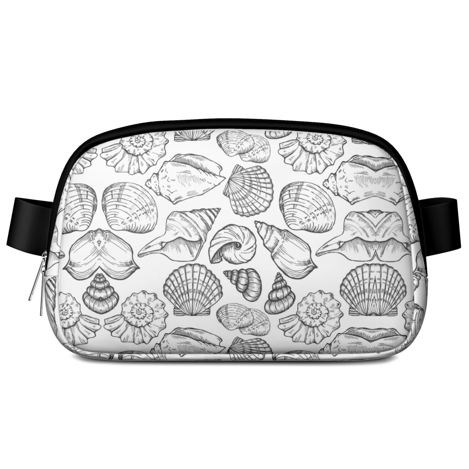 Seaside Seashell Fanny Pack for Women – Cute Tropical Waist Bag with ...