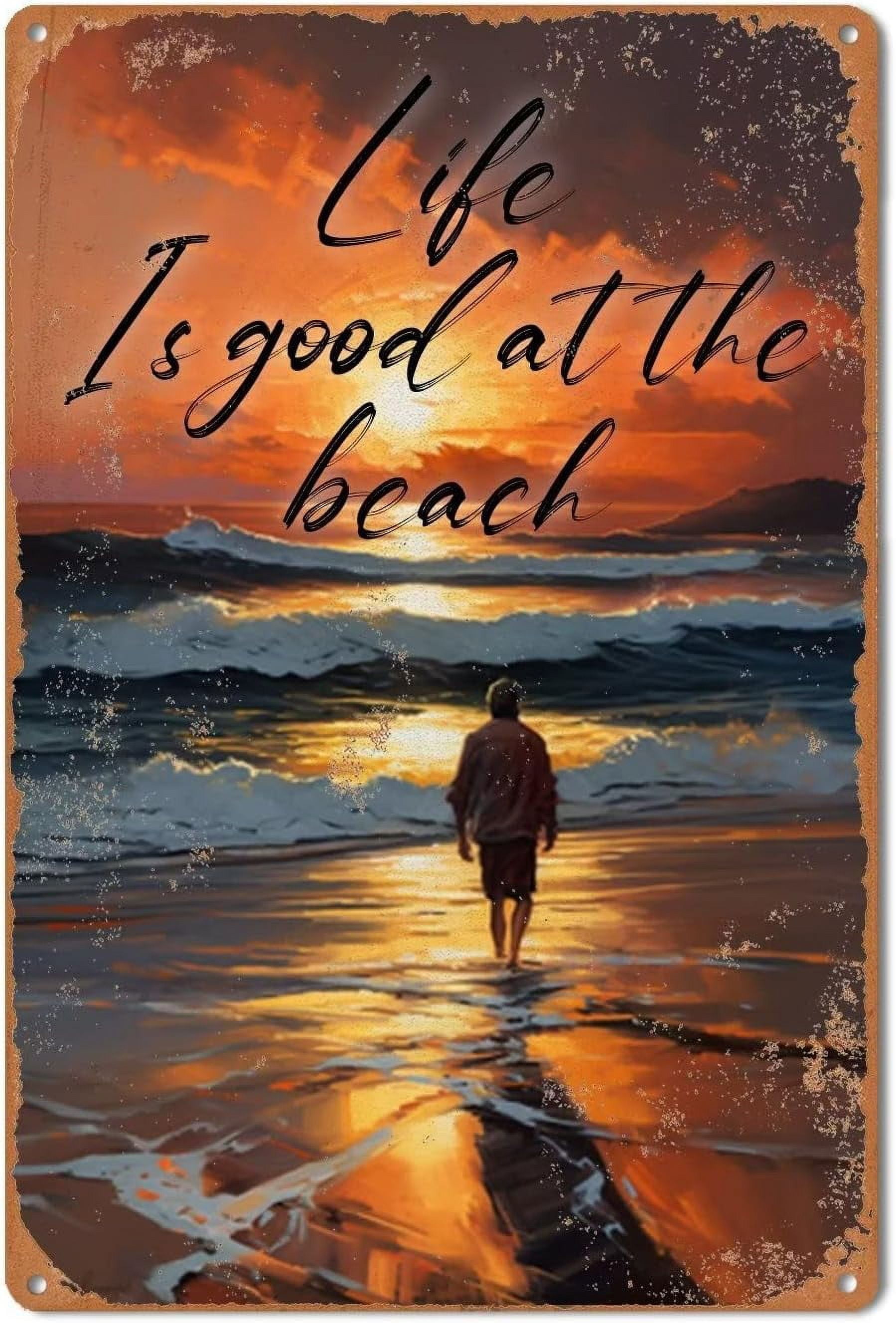 Seaside Sunset 500 Pieces Wooden Jigsaw Puzzles For Adults- Life Is ...