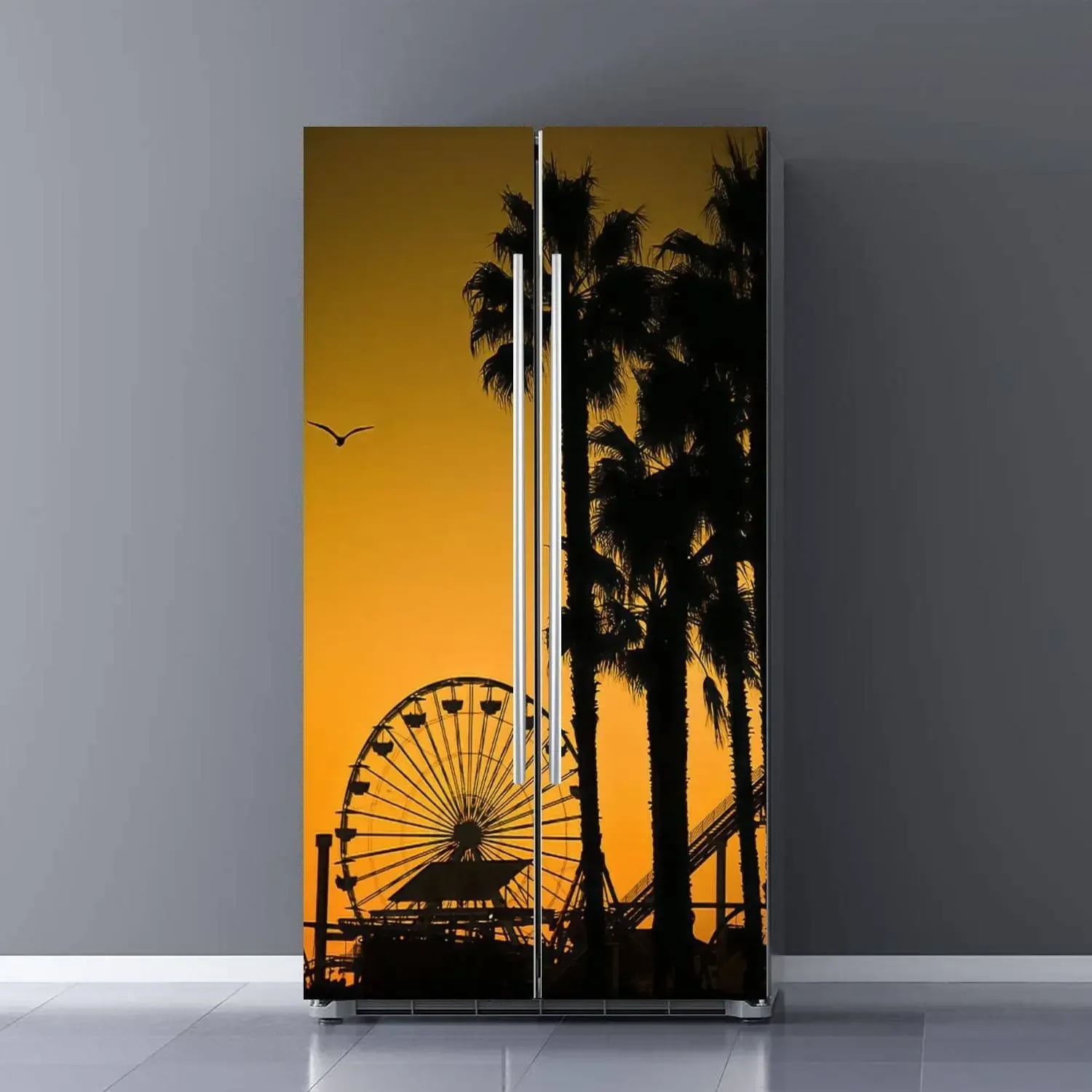Seaside Sunset Landscape Refrigerator Stickers Tropical Hawaii Beach ...