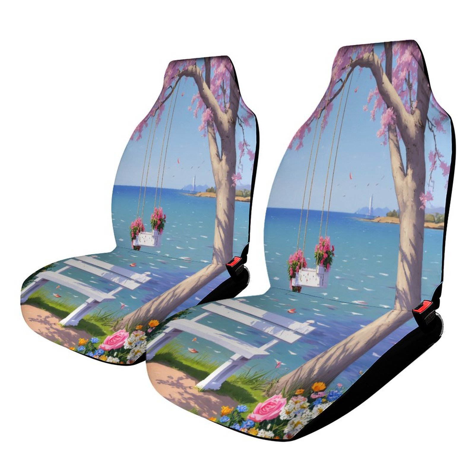 Seaside Swing And Bench Set of 2 Car Seat Covers Seat for Carseats ...