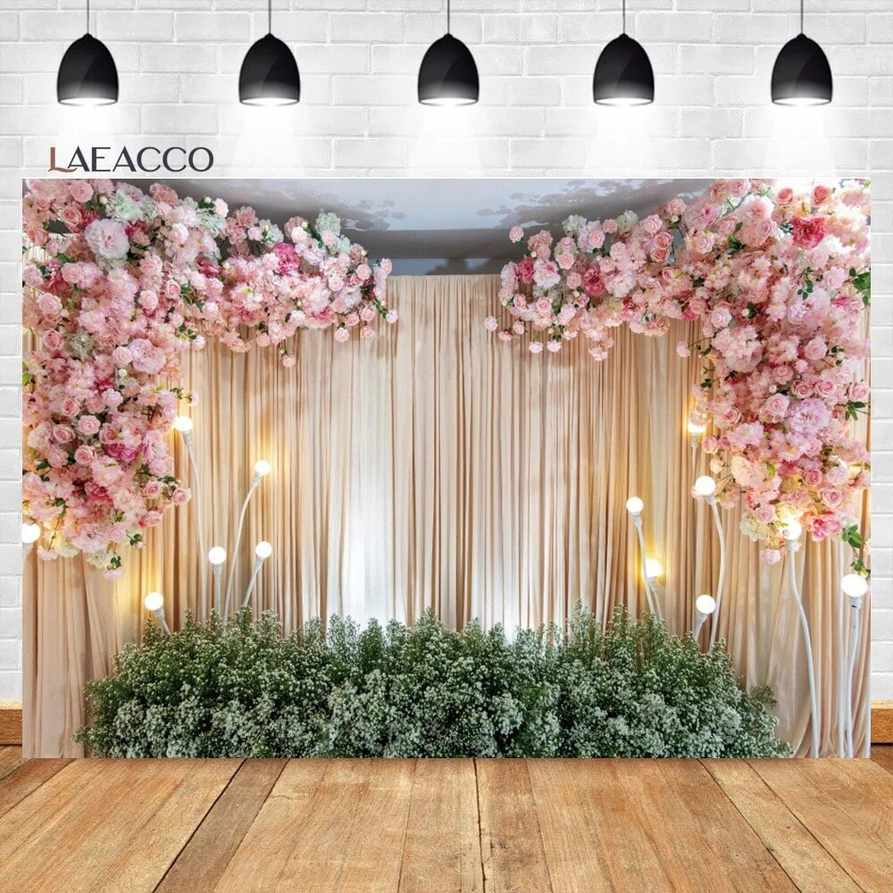 Seaside Wedding Arch Photography Backdrop Sand Beach White Drapes ...