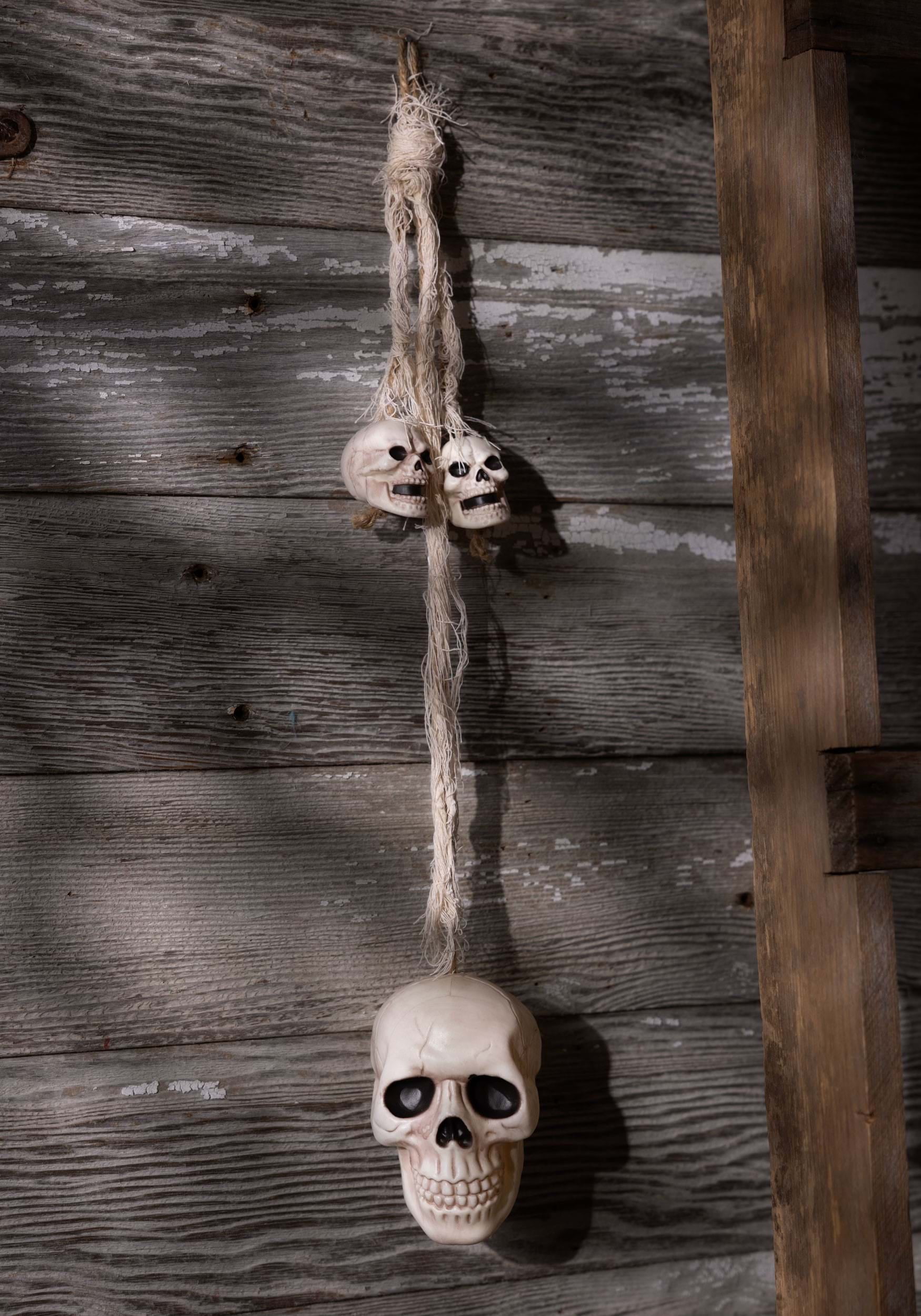 Season 24 inch Hanging Skulls on Rope - Walmart.com
