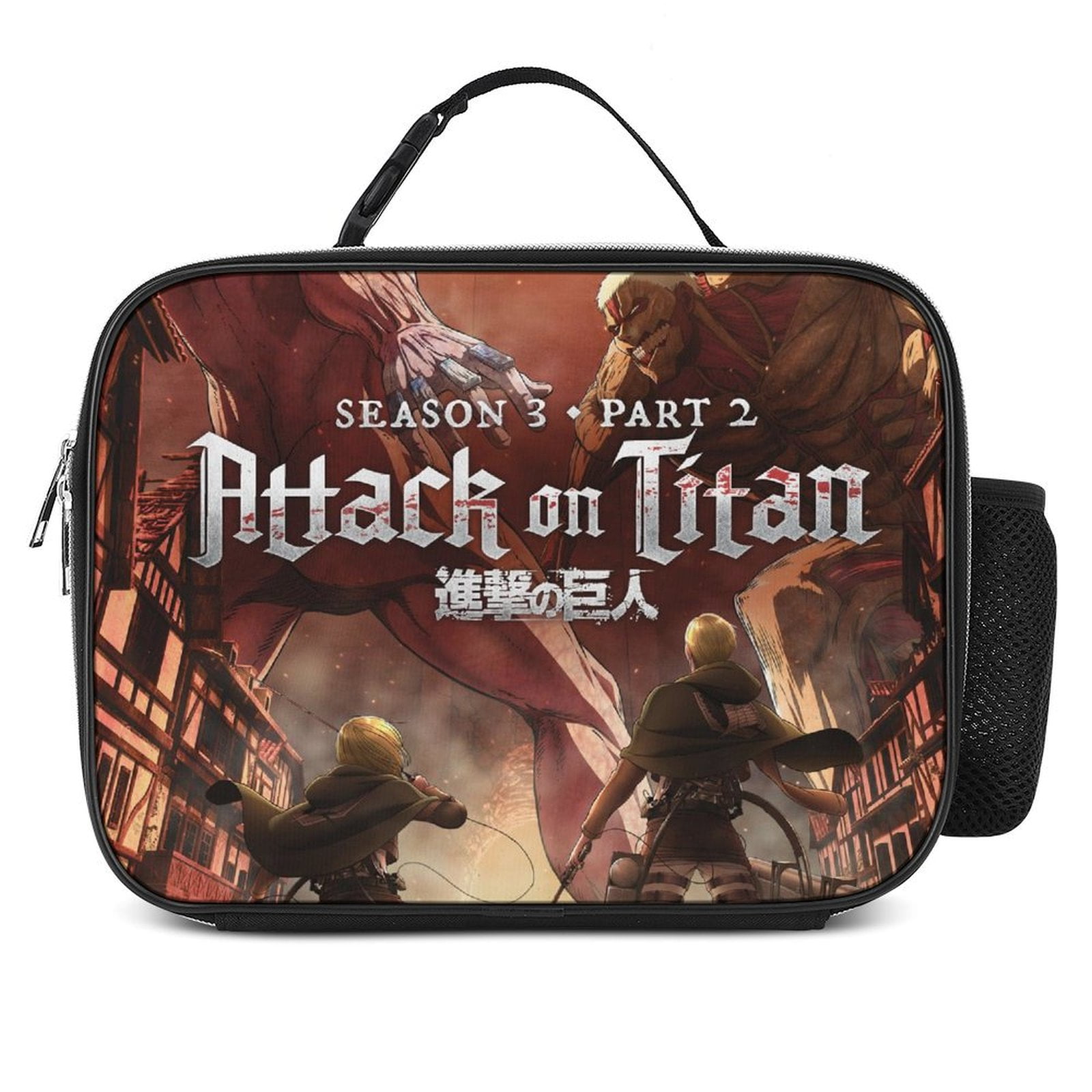 Season 3 Attack On Titan Insulated Lunch Bag Detachable Meal Bag ...
