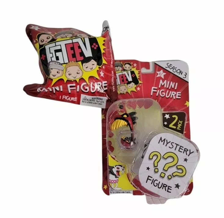 Season 3 FGTEEV Lot DEMON BLOBBYFISH + Mini Figure & MYSTERY Figure 1 ...