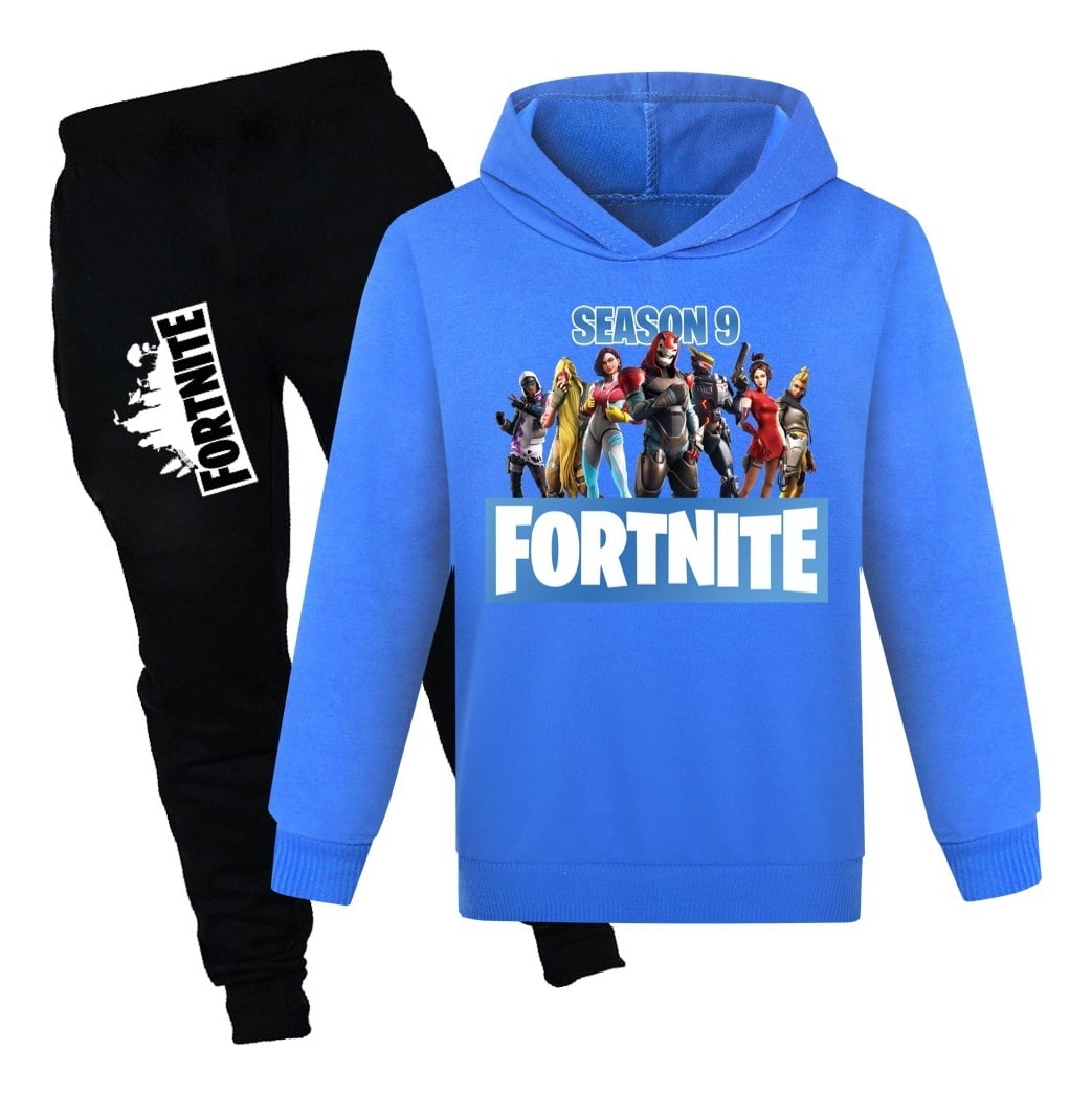 Season 9 Fortnite Hoodie and Jogger Pants Tracksuit Kids Boys Girls ...