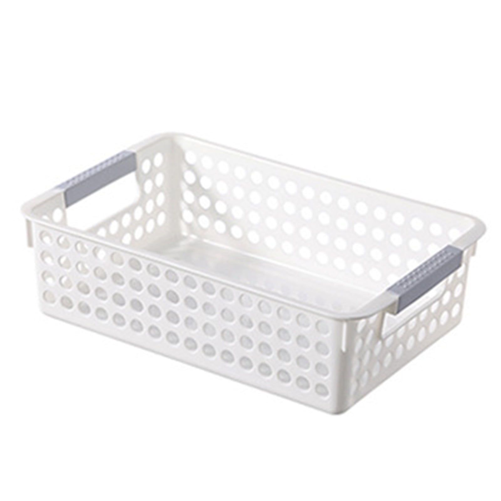 Season Clearance Cyence Round Hole Storage Basket White, Dirt Proof Pp ...