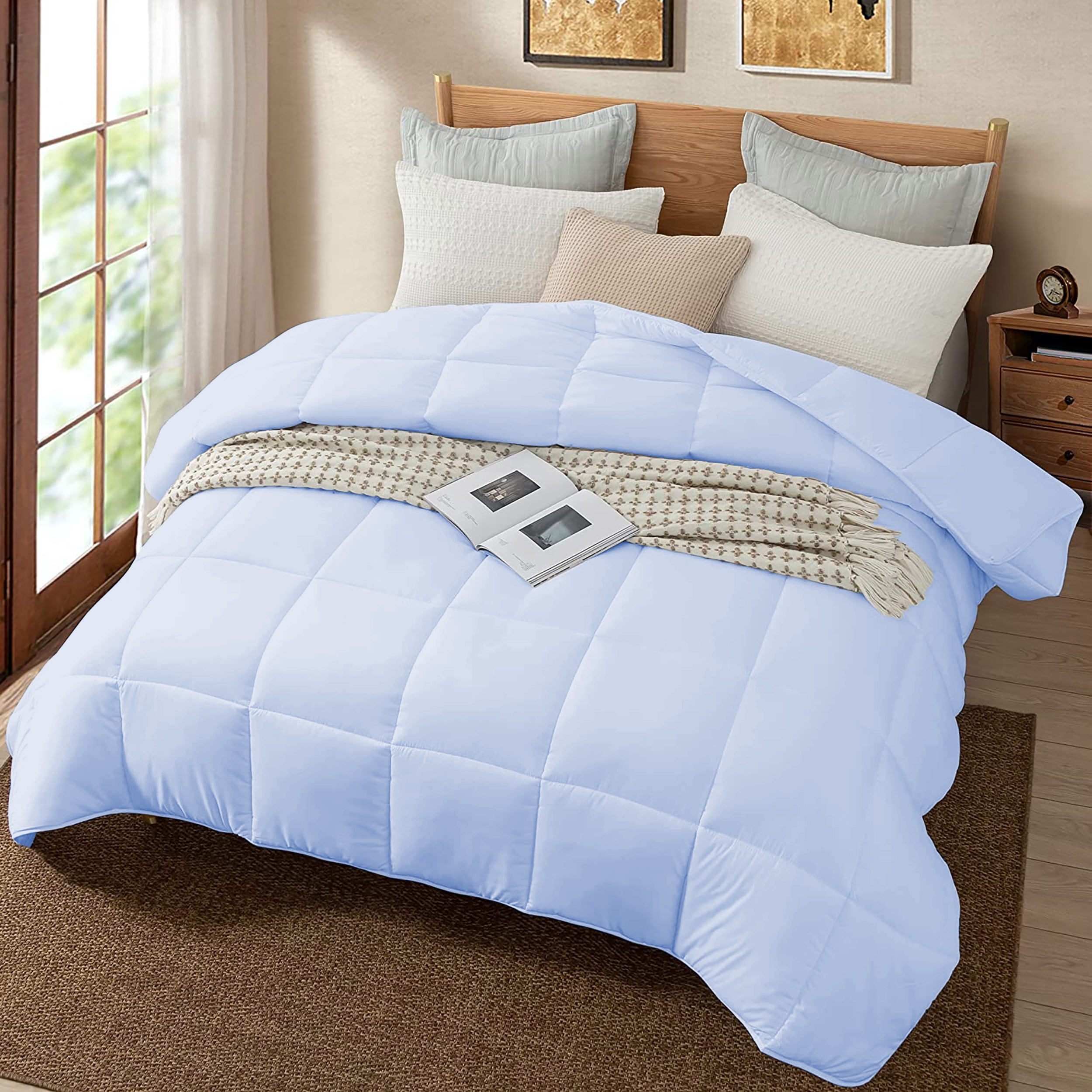 All Season Comforter Full Size, Duvet Insert, Quilted Comforter with ...