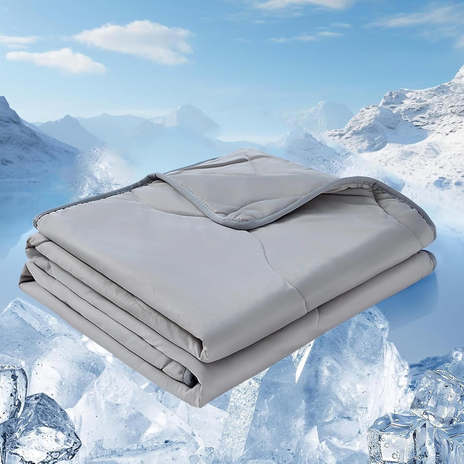 All Season Cooling Comforter Queen, Queen Comforter Set, Cold Touch ...