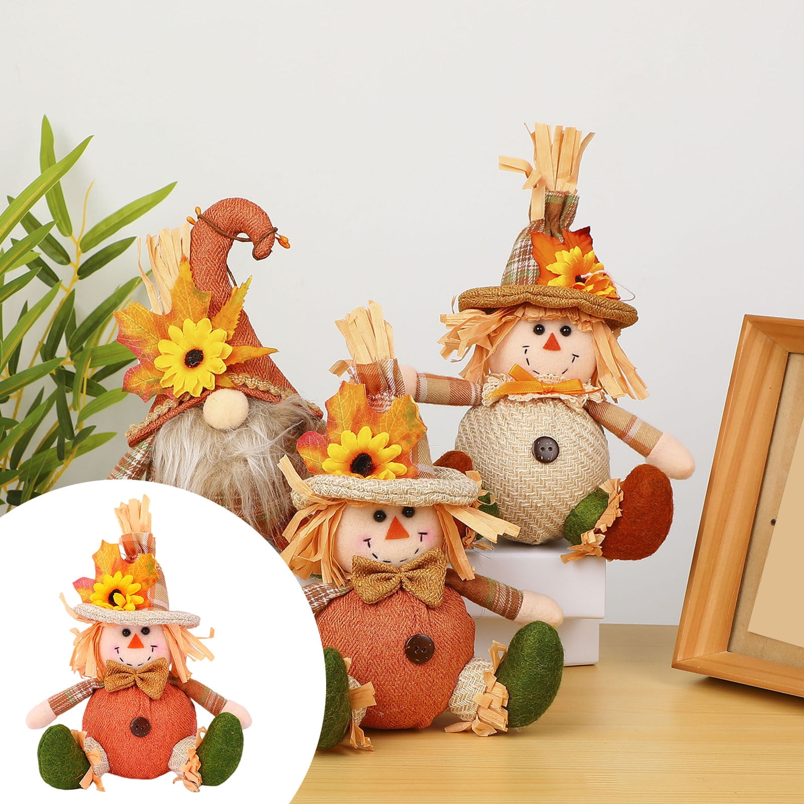 Season Doll Handmade Sitting Dolls With Sunflower Top Hat Fabric Boy ...