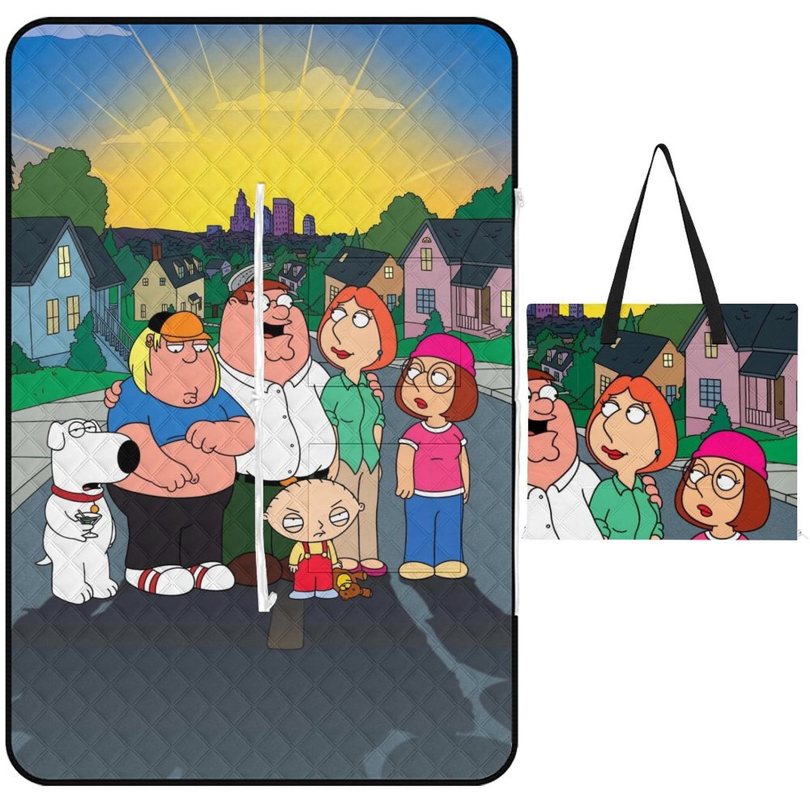 Season Family Guy Picnic Mat Sandproof Waterproof Foldable Portable ...