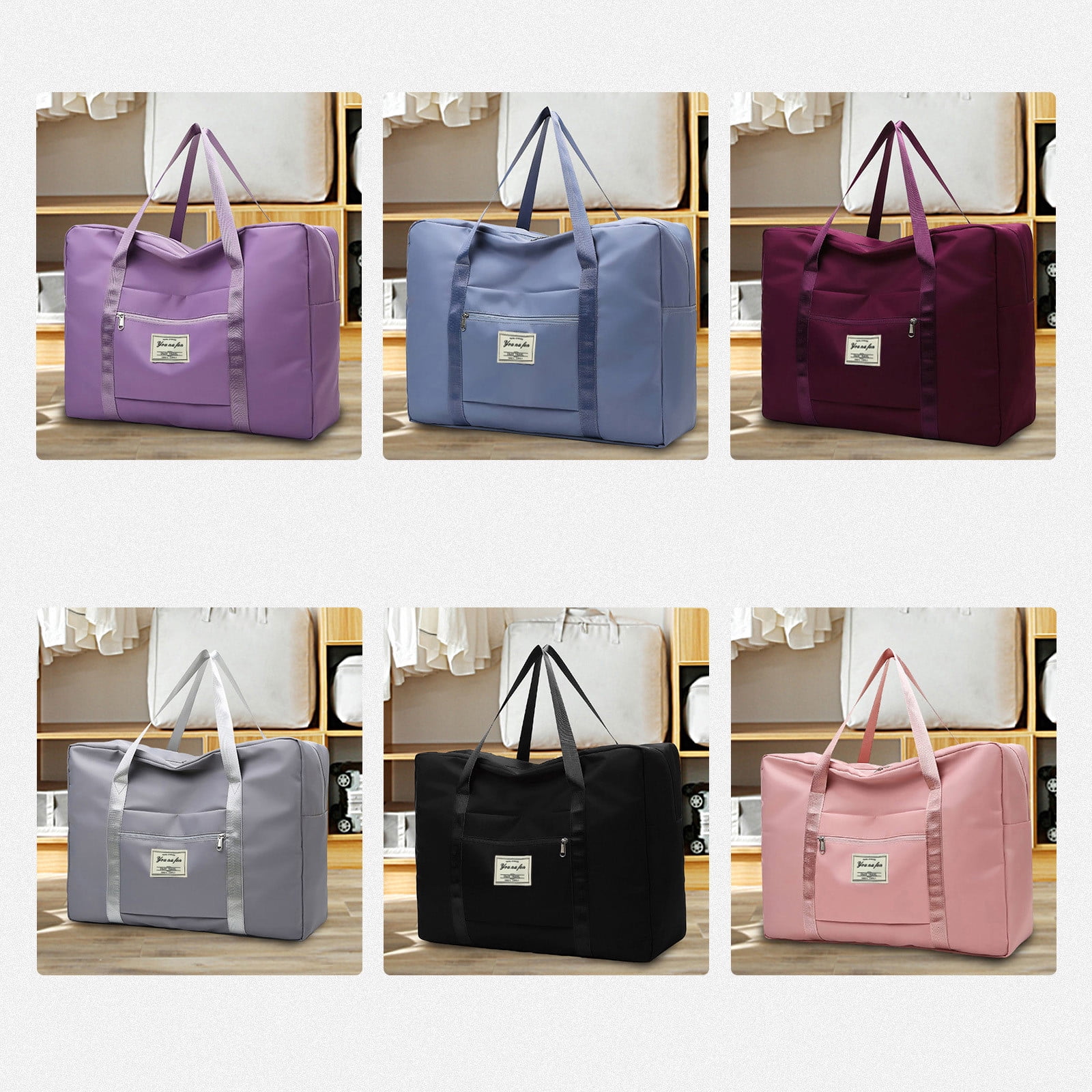 Season Favorites, Foldable Travel Duffel Bag, Large Capacity Tote ...