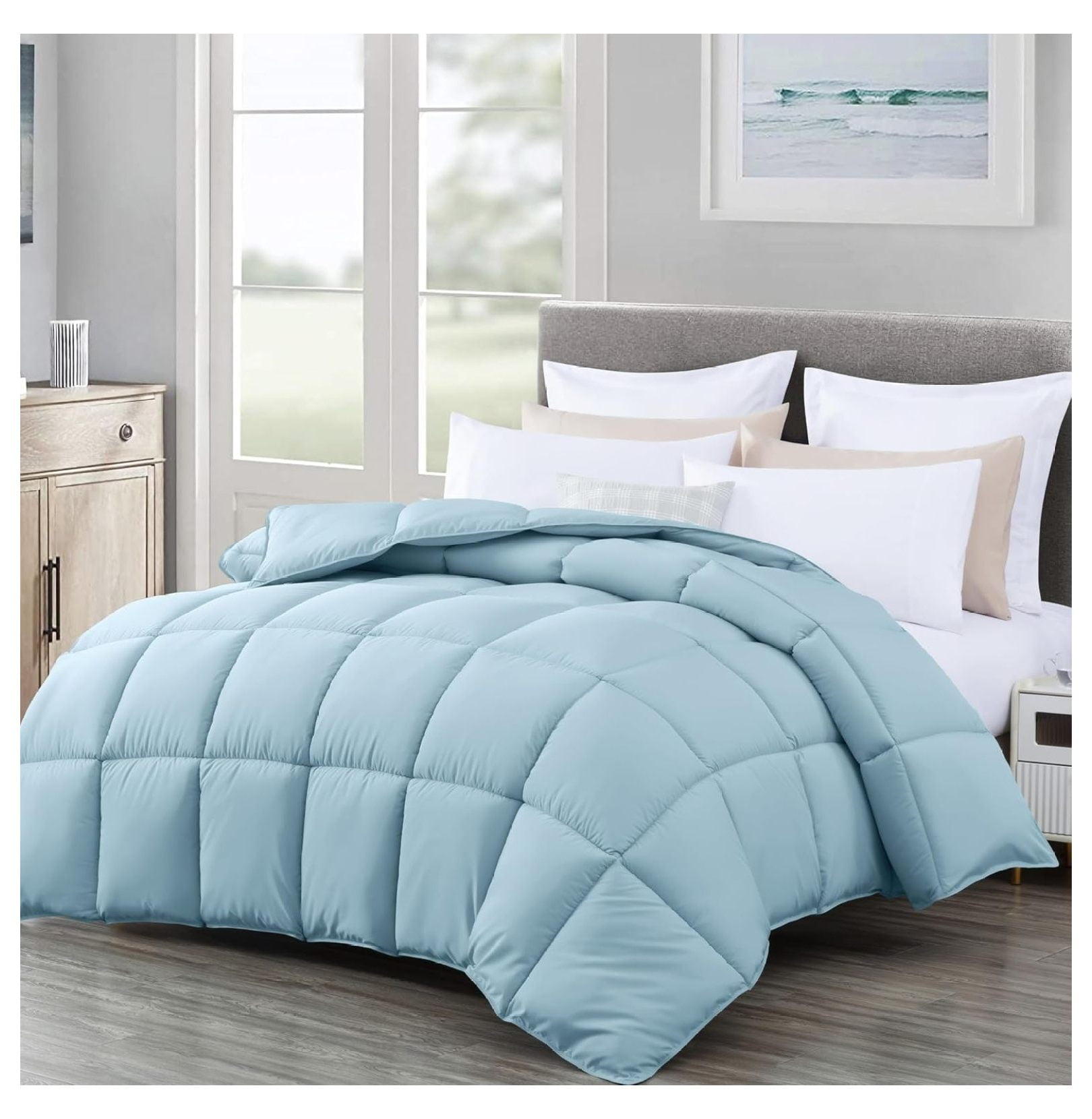 All Season Oversized King Size Down Alternative Comforter - Plush ...