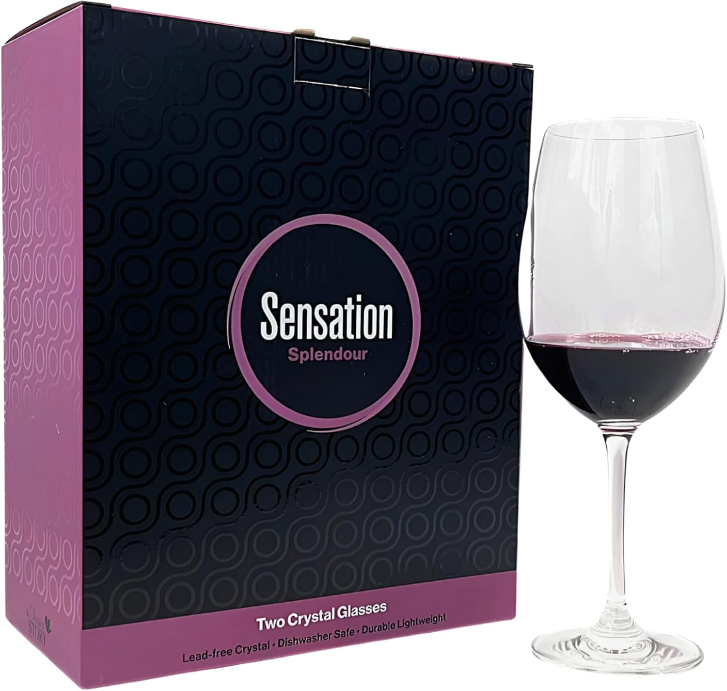 Season STORY White Wine Glasses (Set of 2, 19oz) Modern and Unique ...