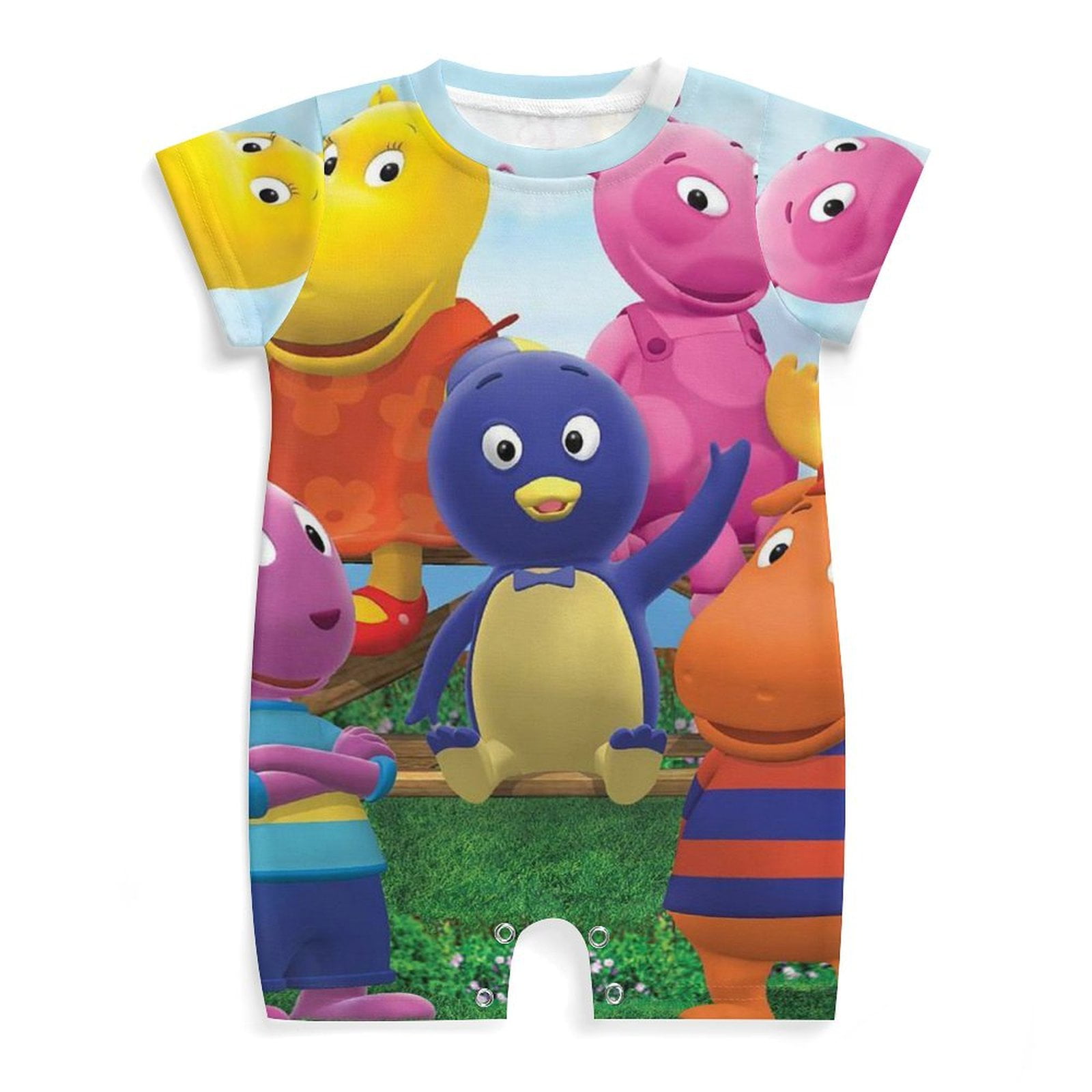 Season The Backyardigans Baby One-Piece Rompers Summer Short Sleeve ...