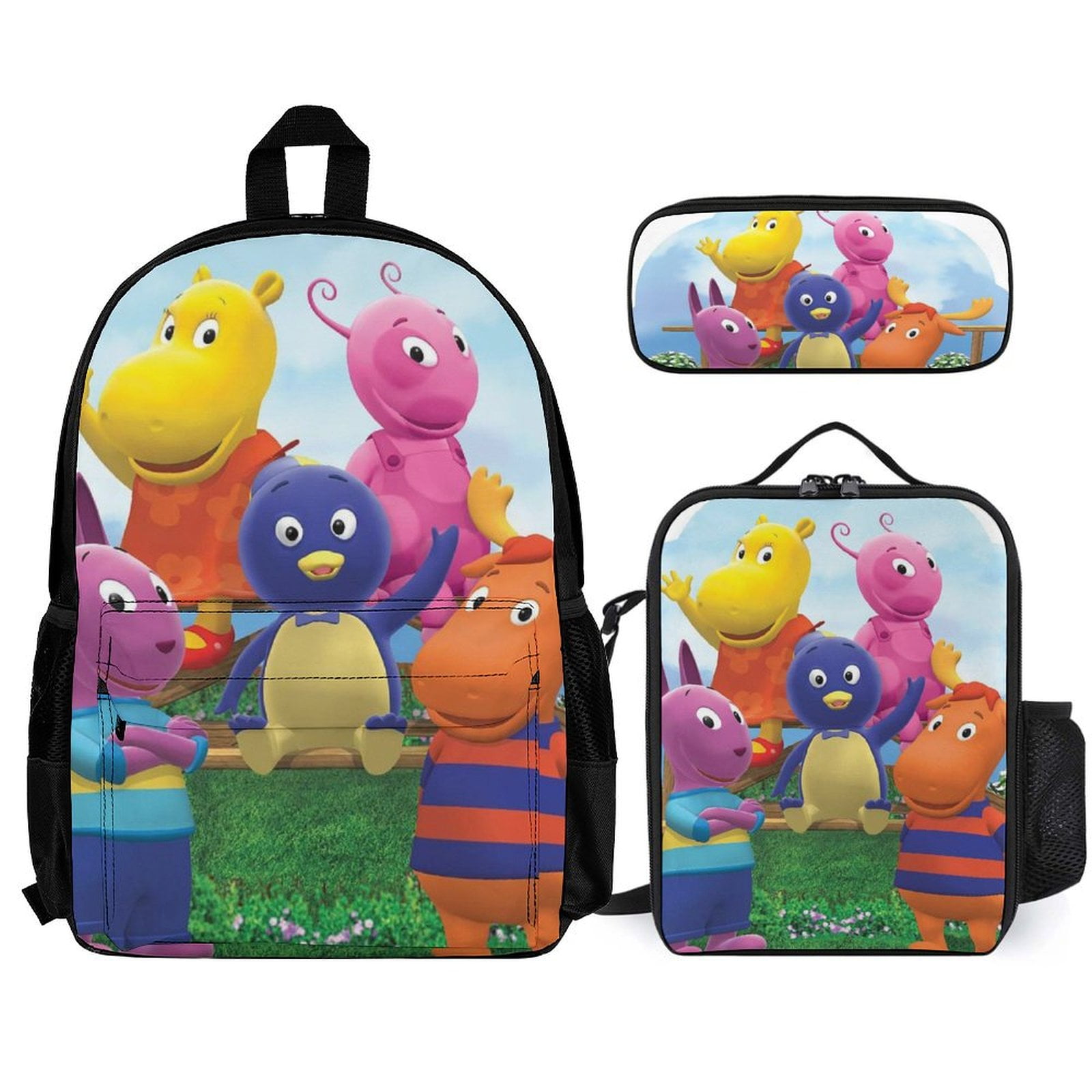 Season The Backyardigans Backpack 3 Pieces Set With Lunch Bag Pencil ...