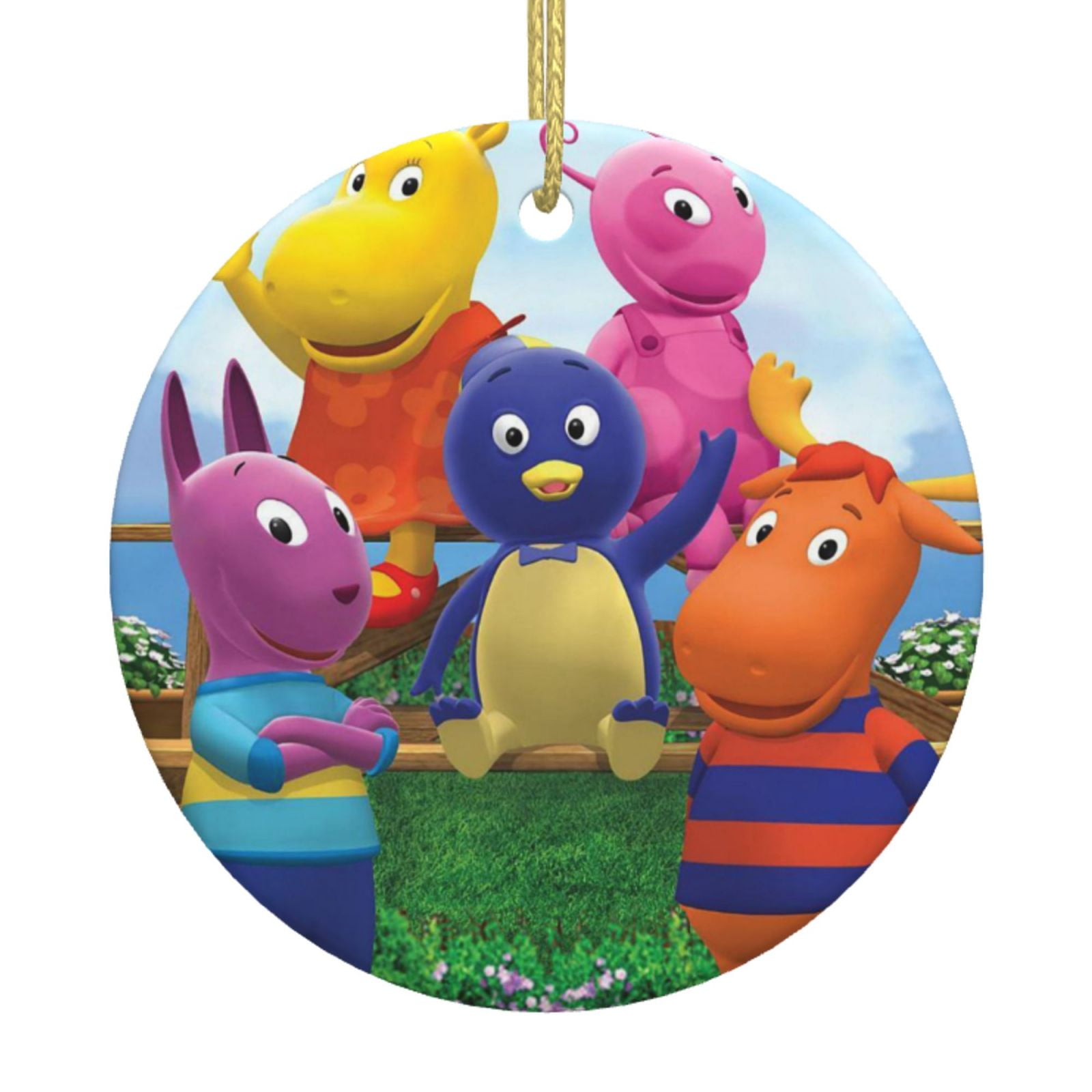 Season The Backyardigans Christmas Tree Ceramic Hanging Xmas Ornaments ...