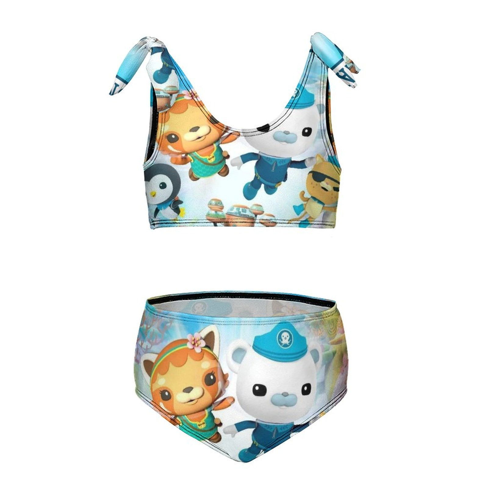 Season The Octonauts Girls Swimsuits Set 2pcs Summer Holiday Bathing ...