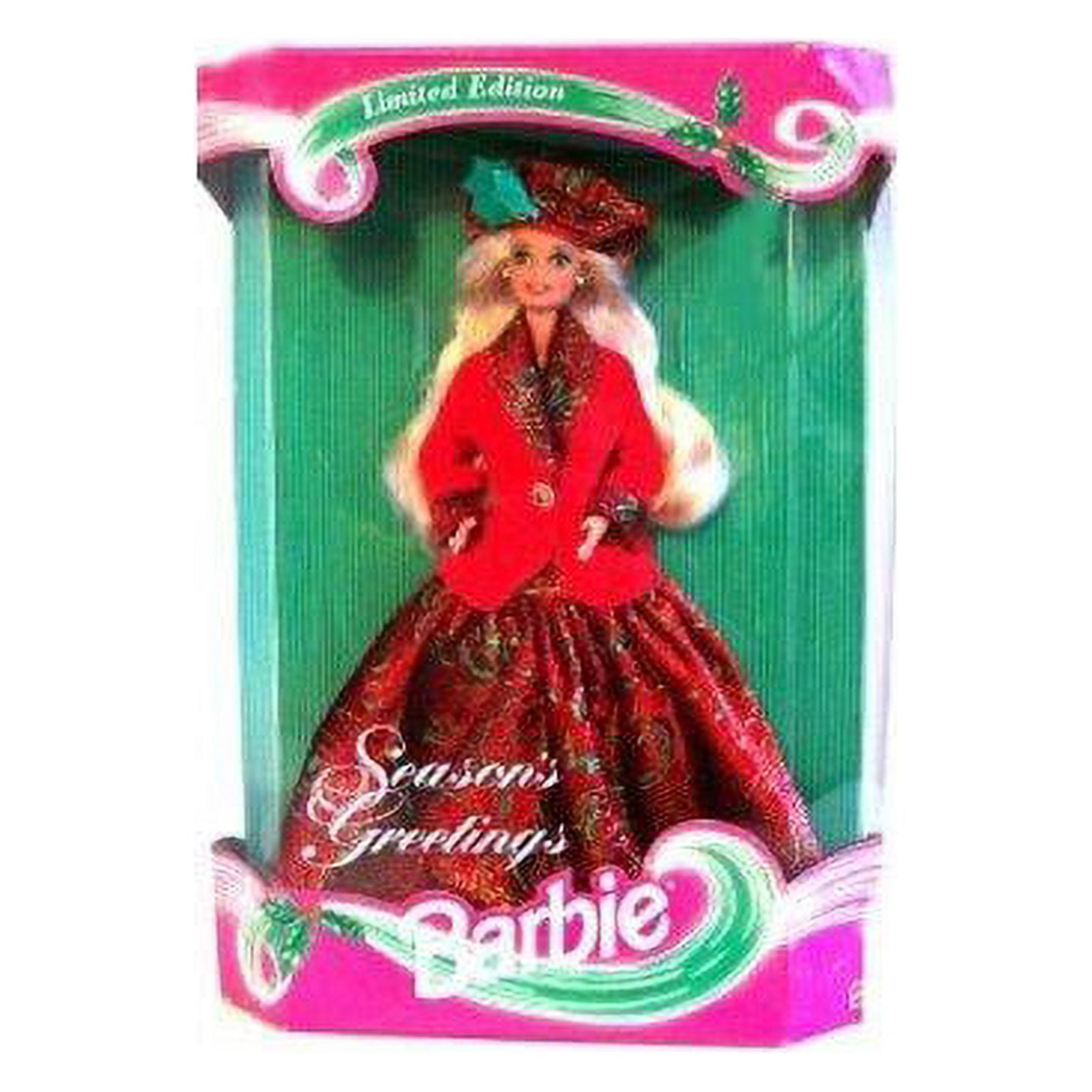 Season's Greetings Barbie Doll Limited Edition 1994 Mattel 12384 NRFB ...