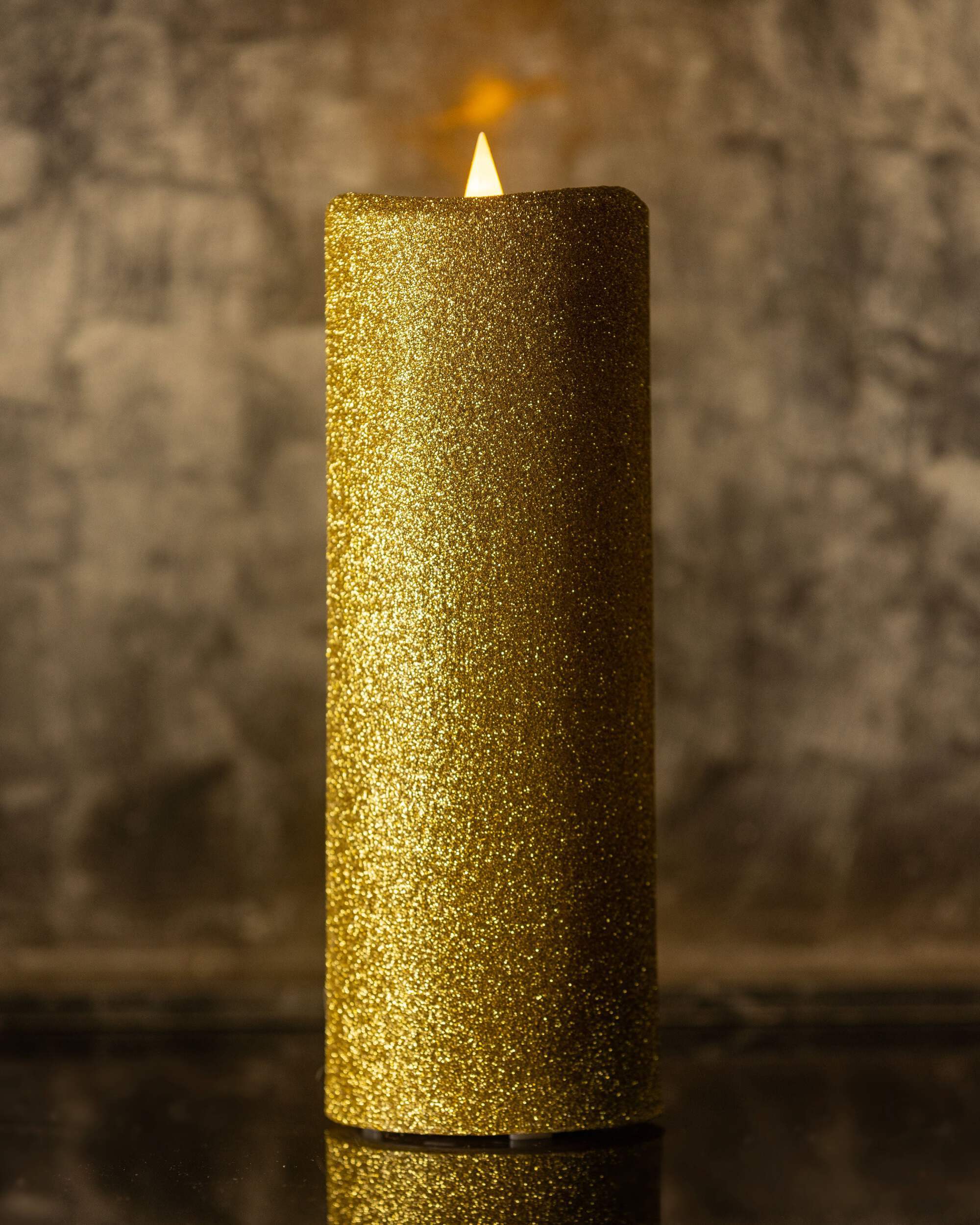 Better Homes & Gardens Unscented Bubble Pillar Candle, 3x5 inches ...