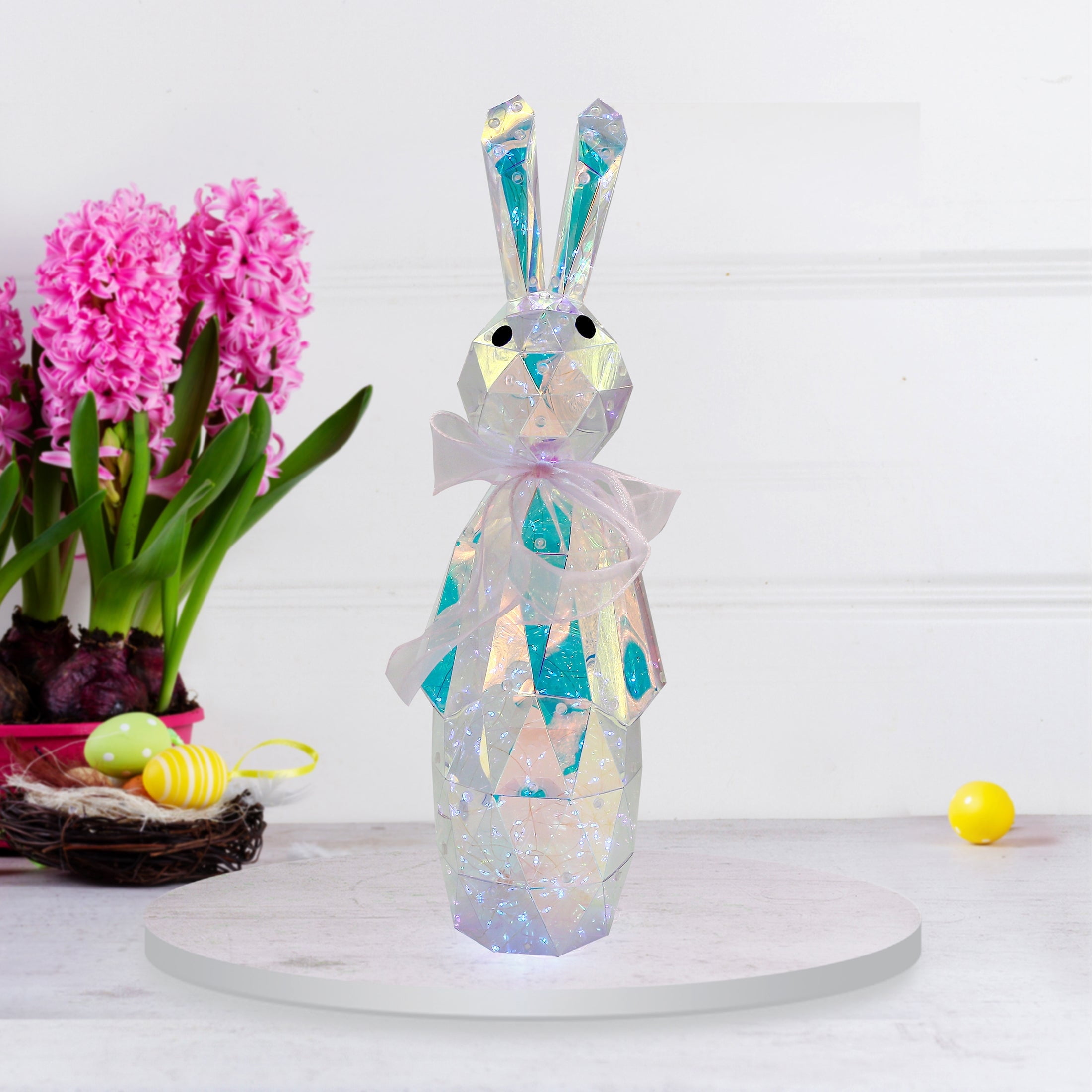 Seasonal LLC Prismatic Iridescent LED Spring Easter Bunny - 20in Alex ...