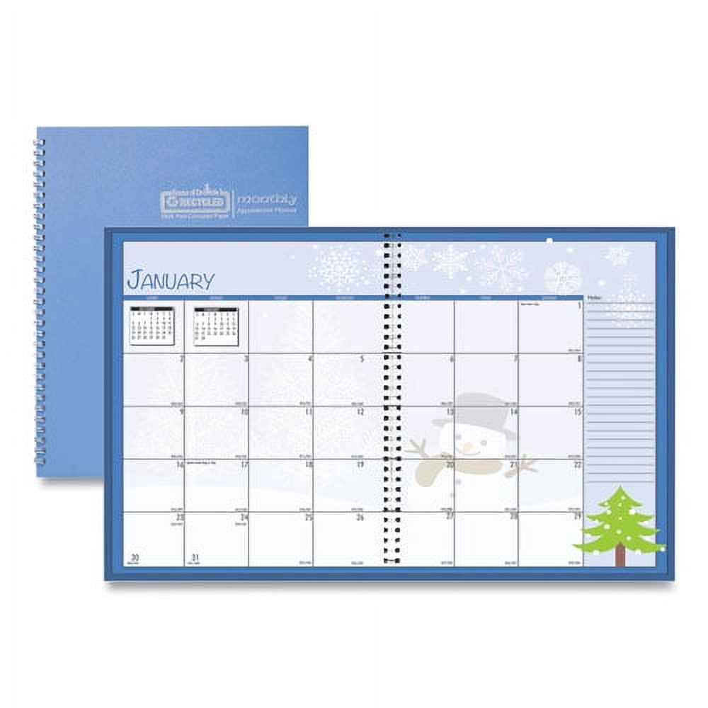 Seasonal Monthly Planner, Illustrated Seasons Artwork, 10 x 7, Light ...