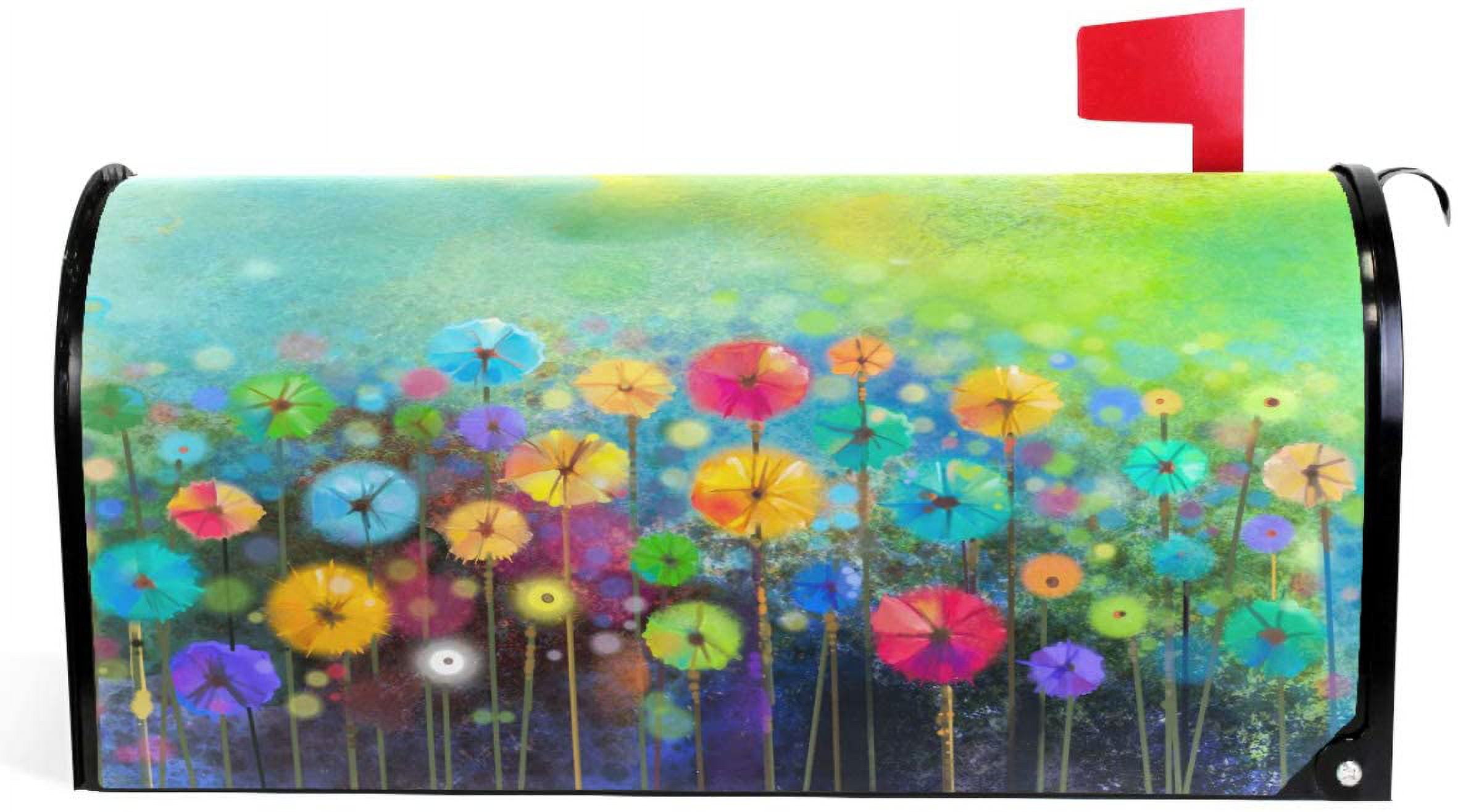 Seasonal Nature Spring Summer Autumn Winter Flowers Mailbox Covers ...