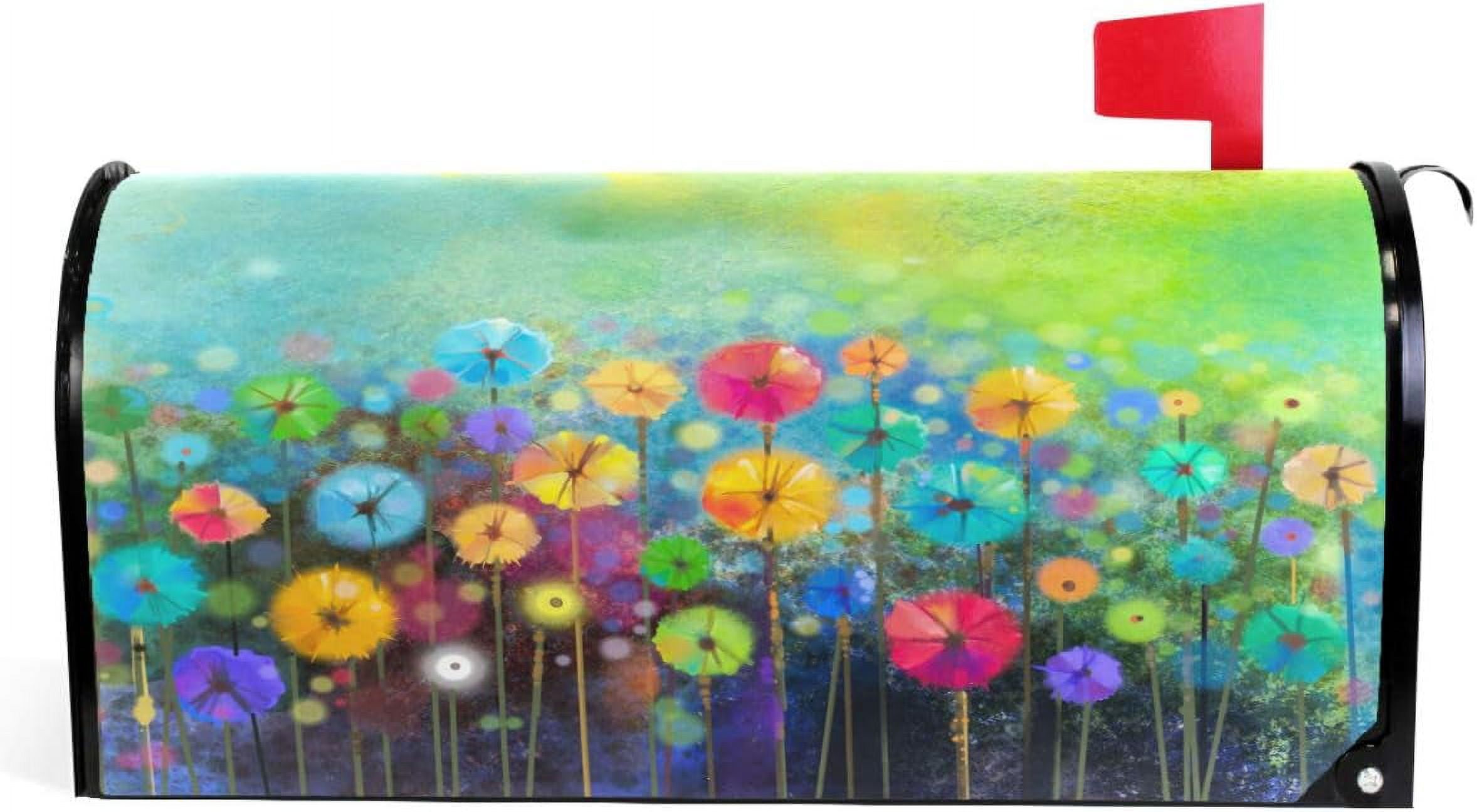 Seasonal Nature Spring Summer Autumn Winter Flowers Mailbox Covers ...