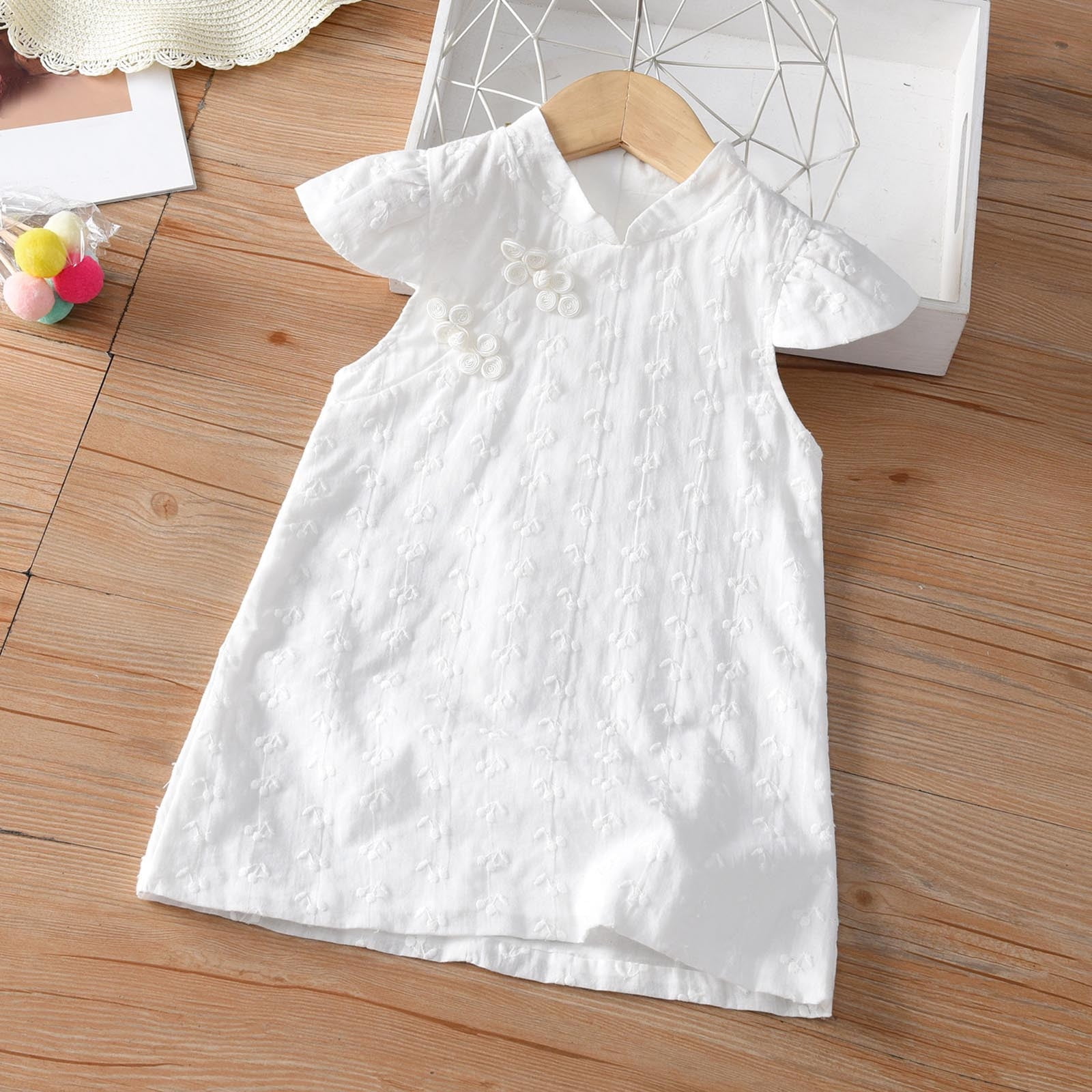 Seasonal Promotion! Lisbinx Girls Summer Dress 2025 Short Sleeve ...