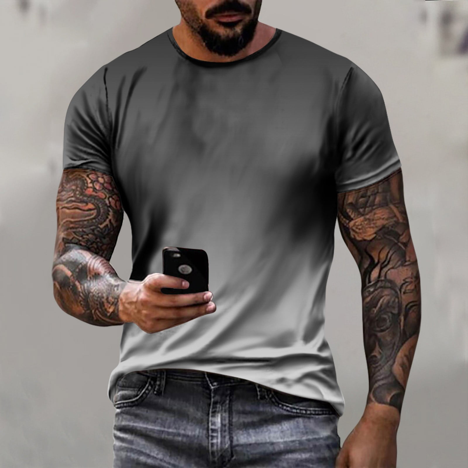 Seasonal Promotion! Lisbinx Mens T-Shirts Athletic Fit Short Sleeve ...
