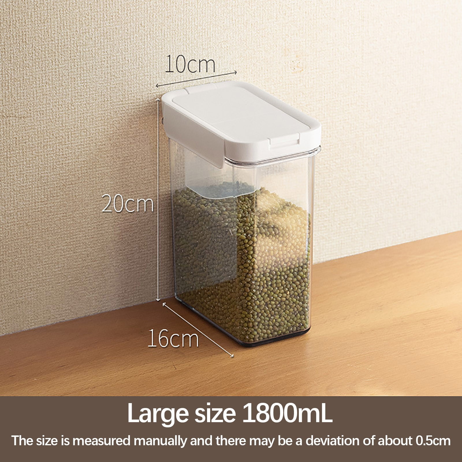 Seasonal Sale, Airtight Food Storage Containers, Clear Plastic ...
