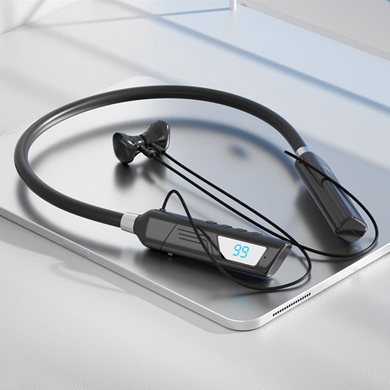 Seasonal Savings, Bluetooth 5.0 Neck-Mounted Wireless Headset, Magnetic ...