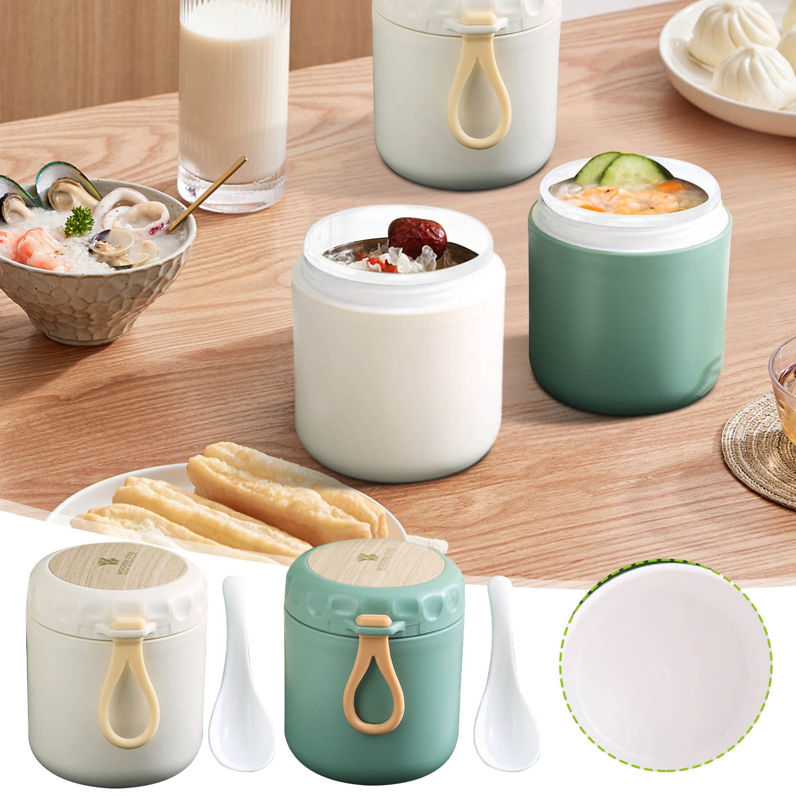 Seasonal Savings, Breakfast Cup, Congee Cup with Soup, Portable with ...