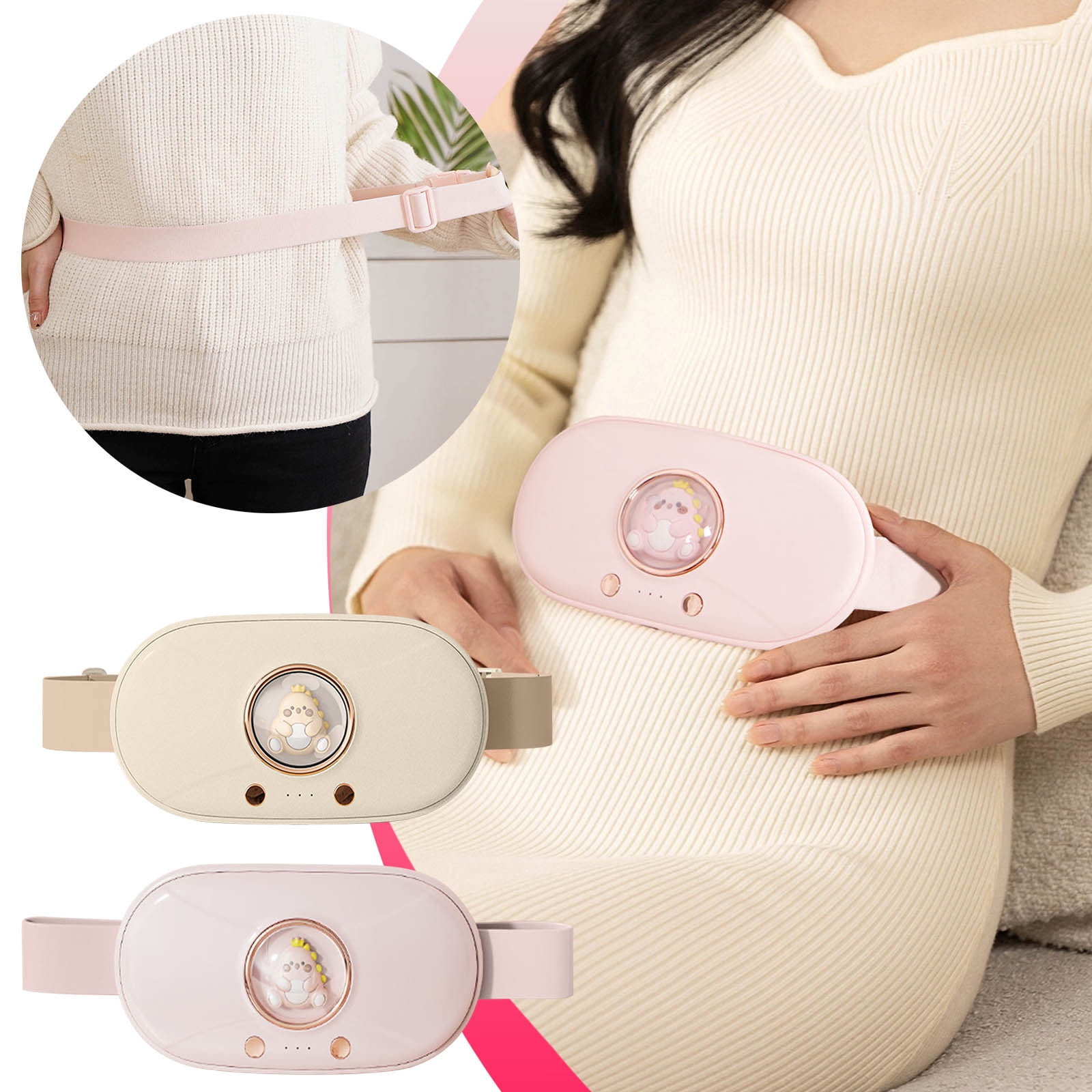Seasonal Savings, Hot Compress Abdominal Belt, Portable Fast Heating ...