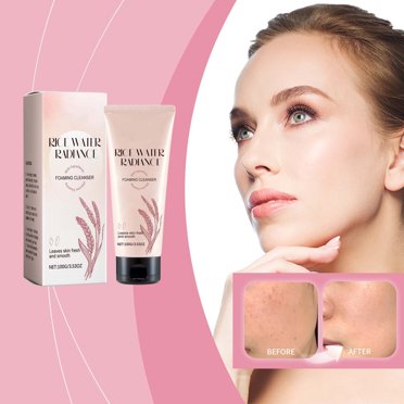 Gzwccvsn Whitening Rice Facial Cleanser Deep Clear Gentle Removing Oil ...