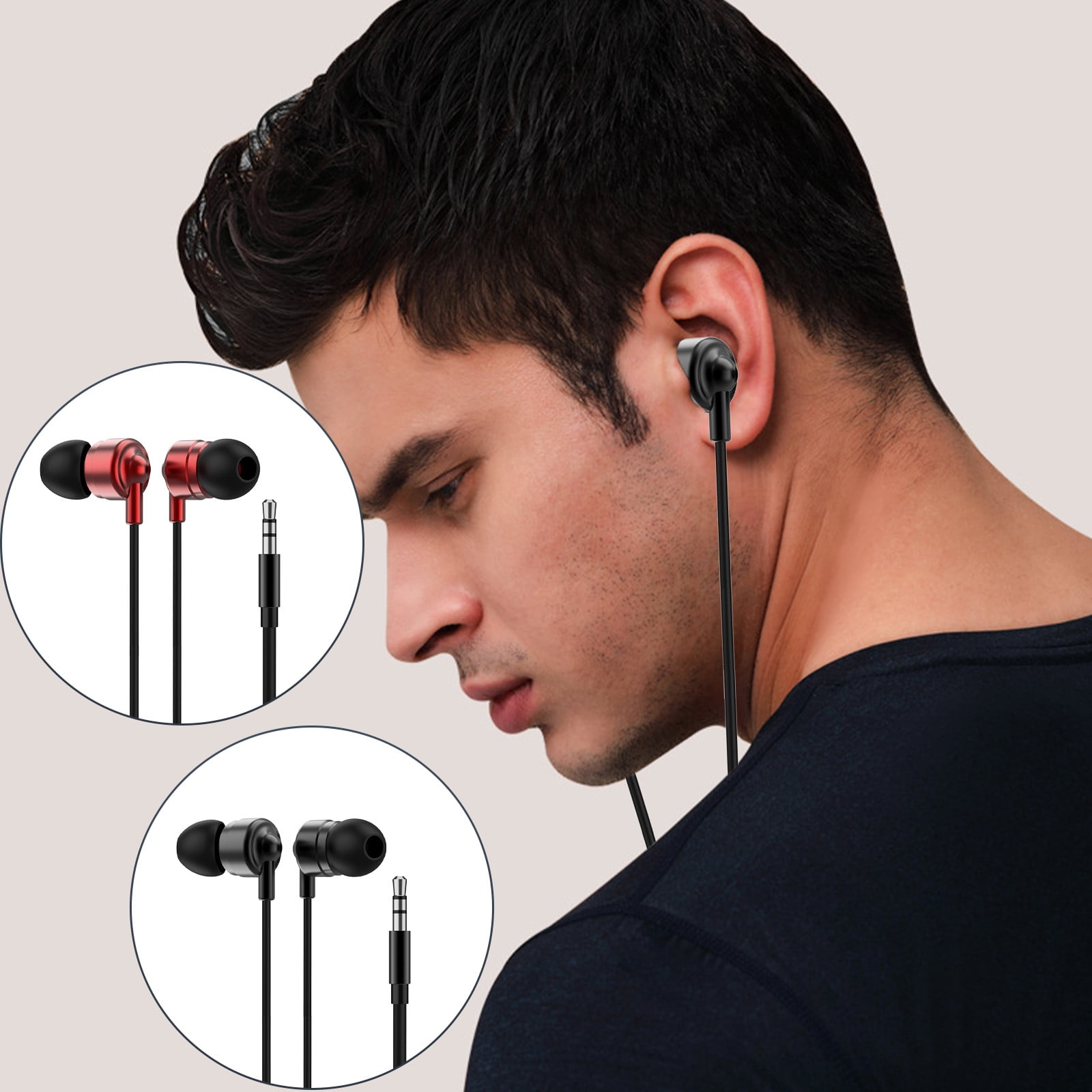 Seasonal Savings,Wireless Earbuds Bluetooth Headphones 60H Play Back ...