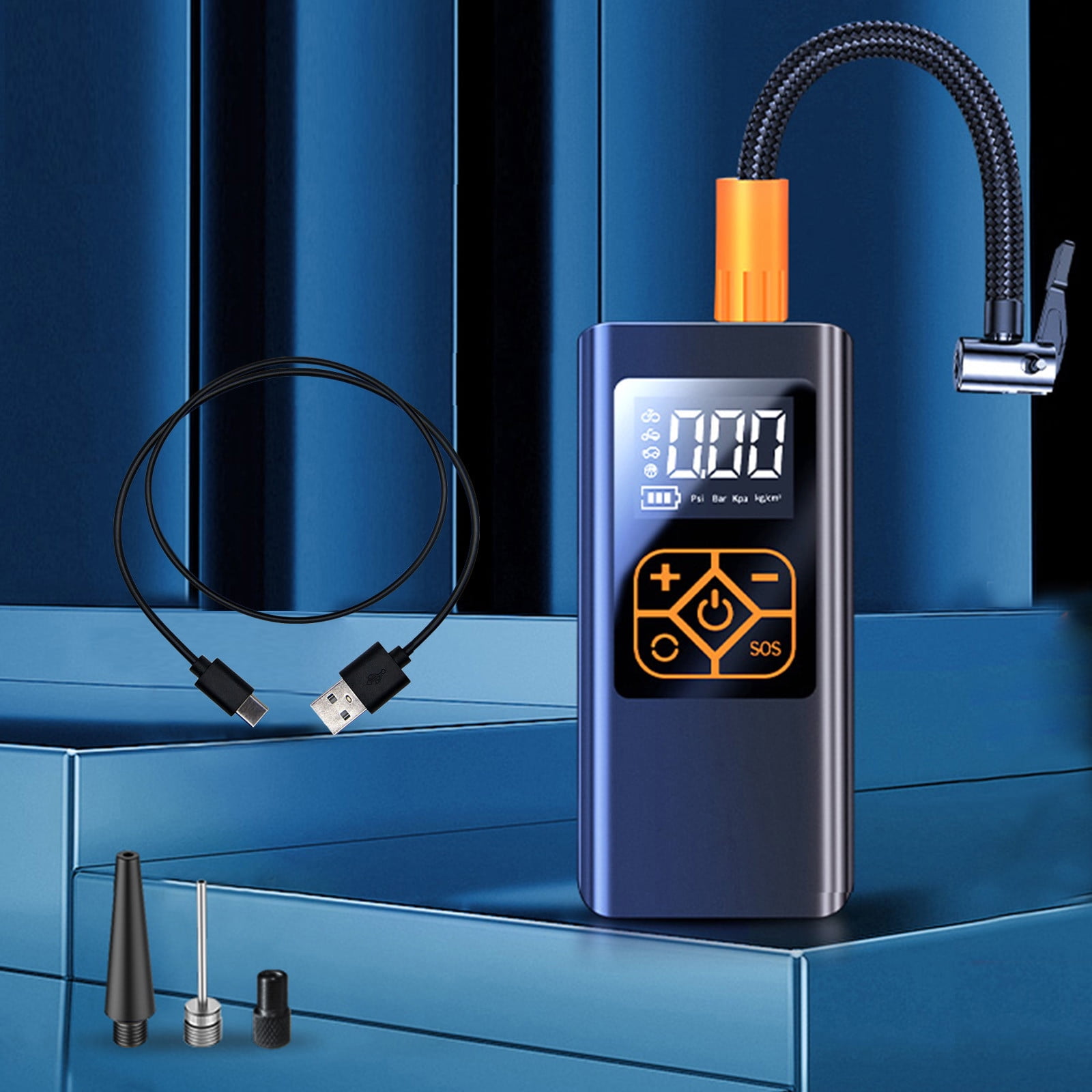 Seasonal Savings,Wireless Tire Inflator Pump,Rechargeable Digital Tire ...